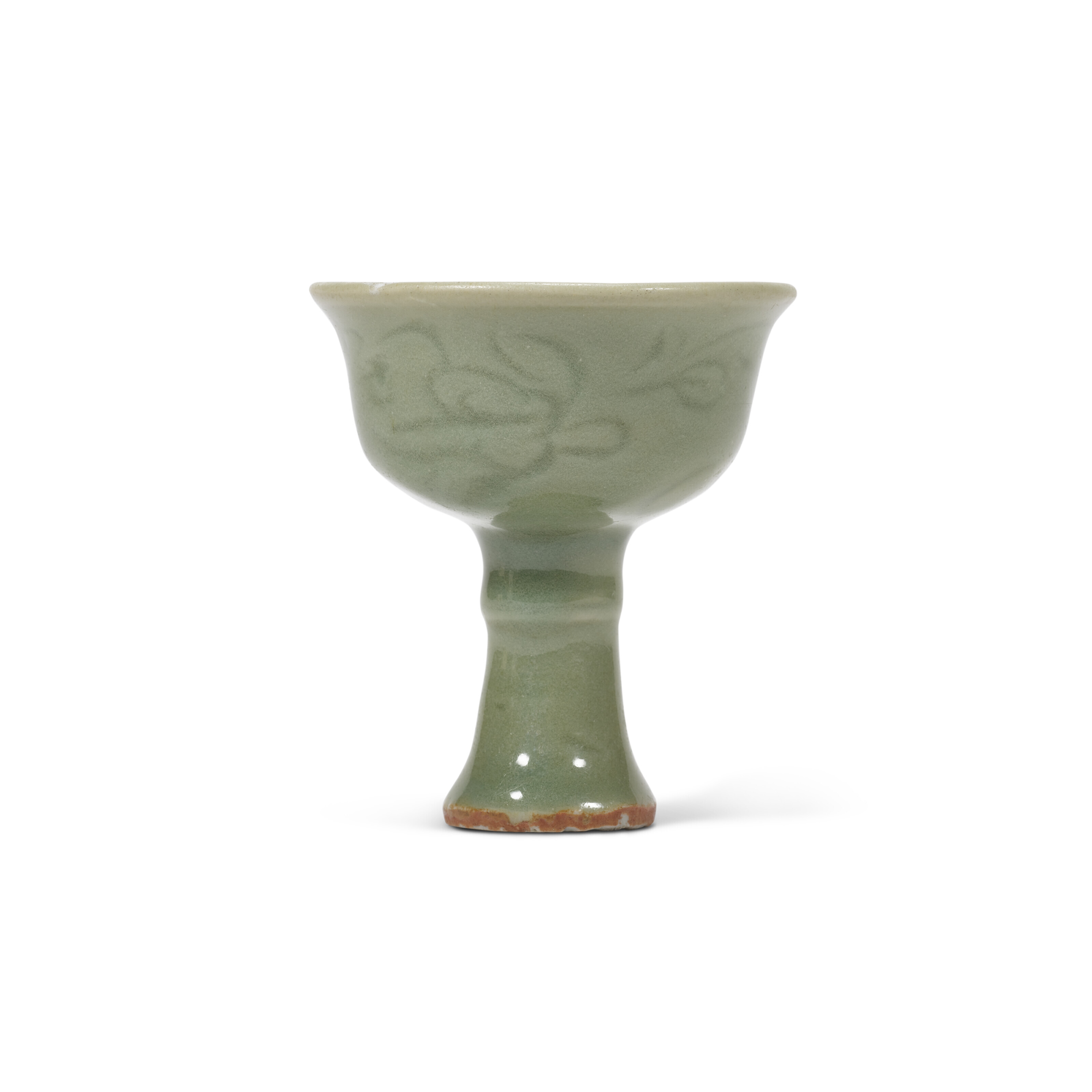 A LONGQUAN CELADON STEM CUP, EARLY MING DYNASTY | Christie’s