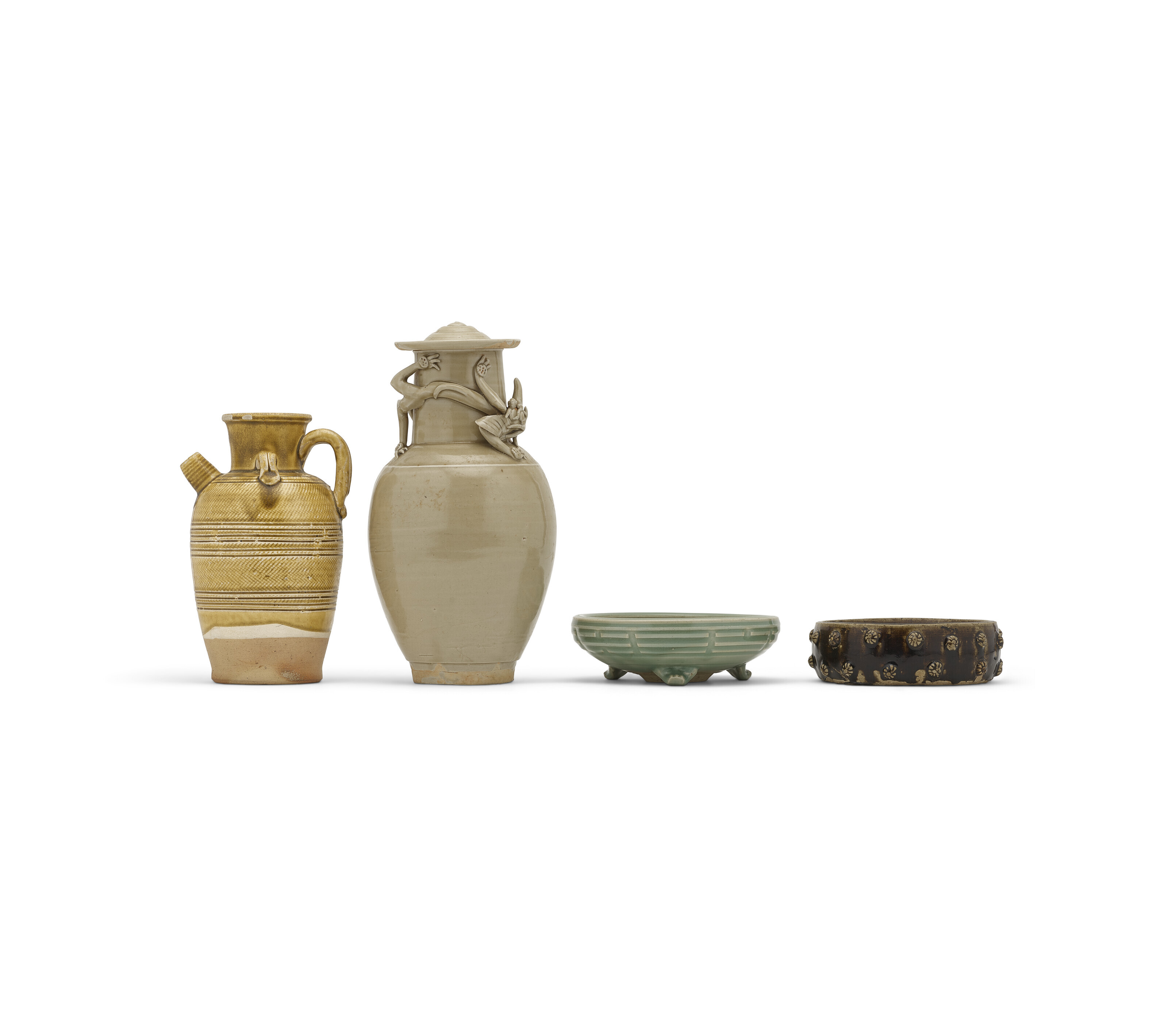 A GROUP OF FOUR CERAMIC VESSELS, | Christie’s