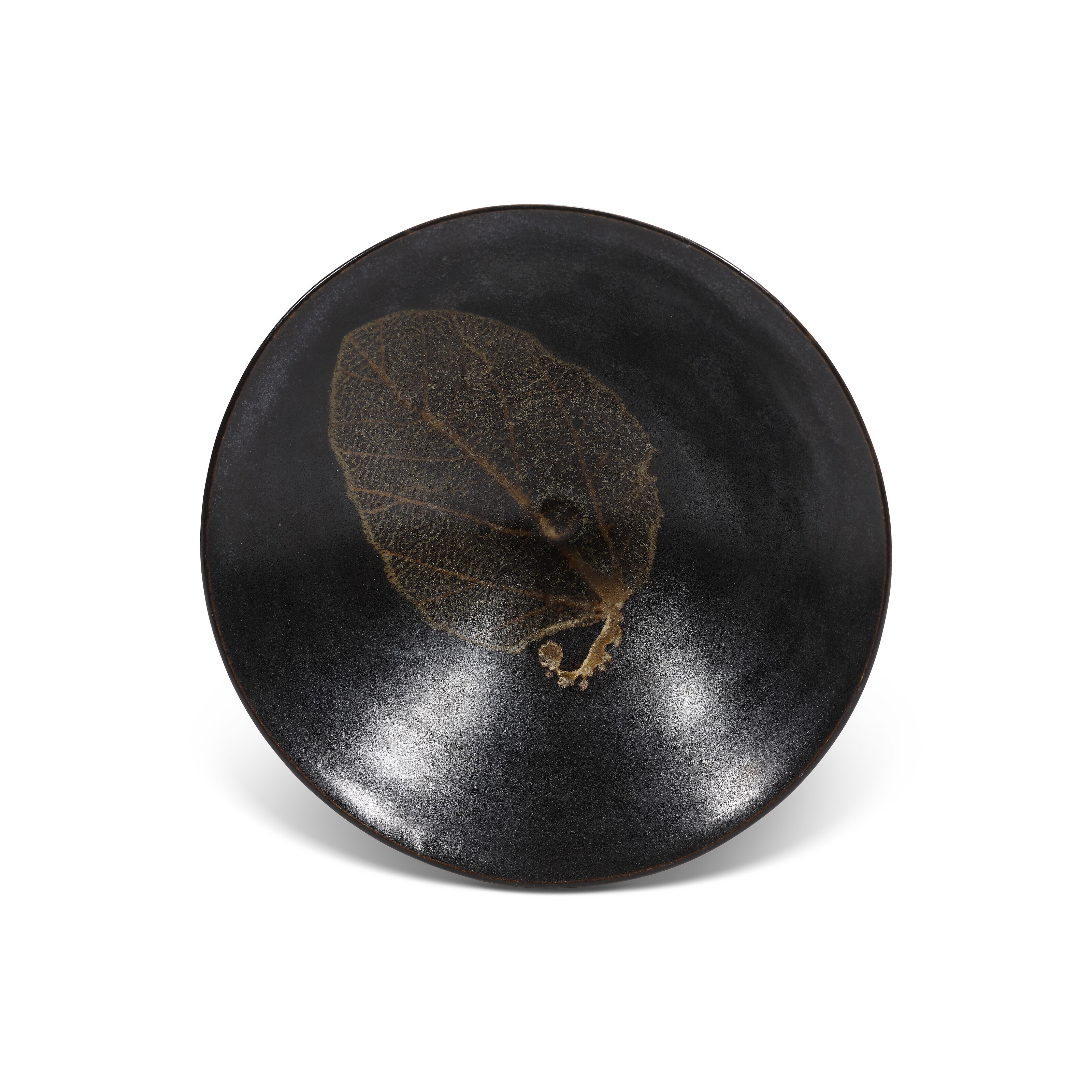 A JIZHOU LEAF-DECORATED BOWL, SOUTHERN SONG DYNASTY (1127-1279 ...