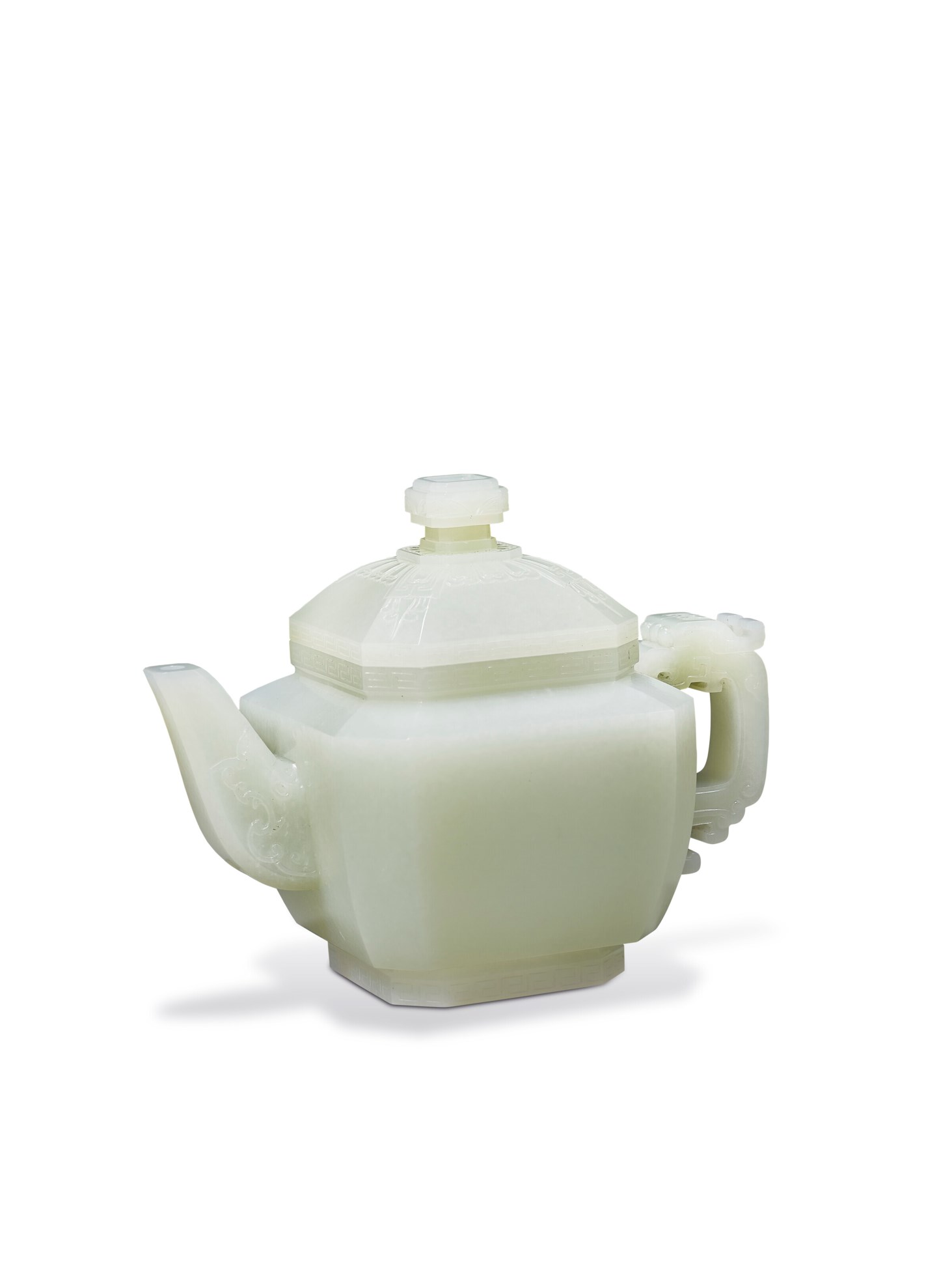 A WHITE JADE TEAPOT, QING DYNASTY (1644-1911) | Christie's