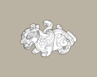 AN EXCEEDINGLY RARE AND EXCEPTIONAL JADE CARVING OF A MYTHICAL BEAST ...