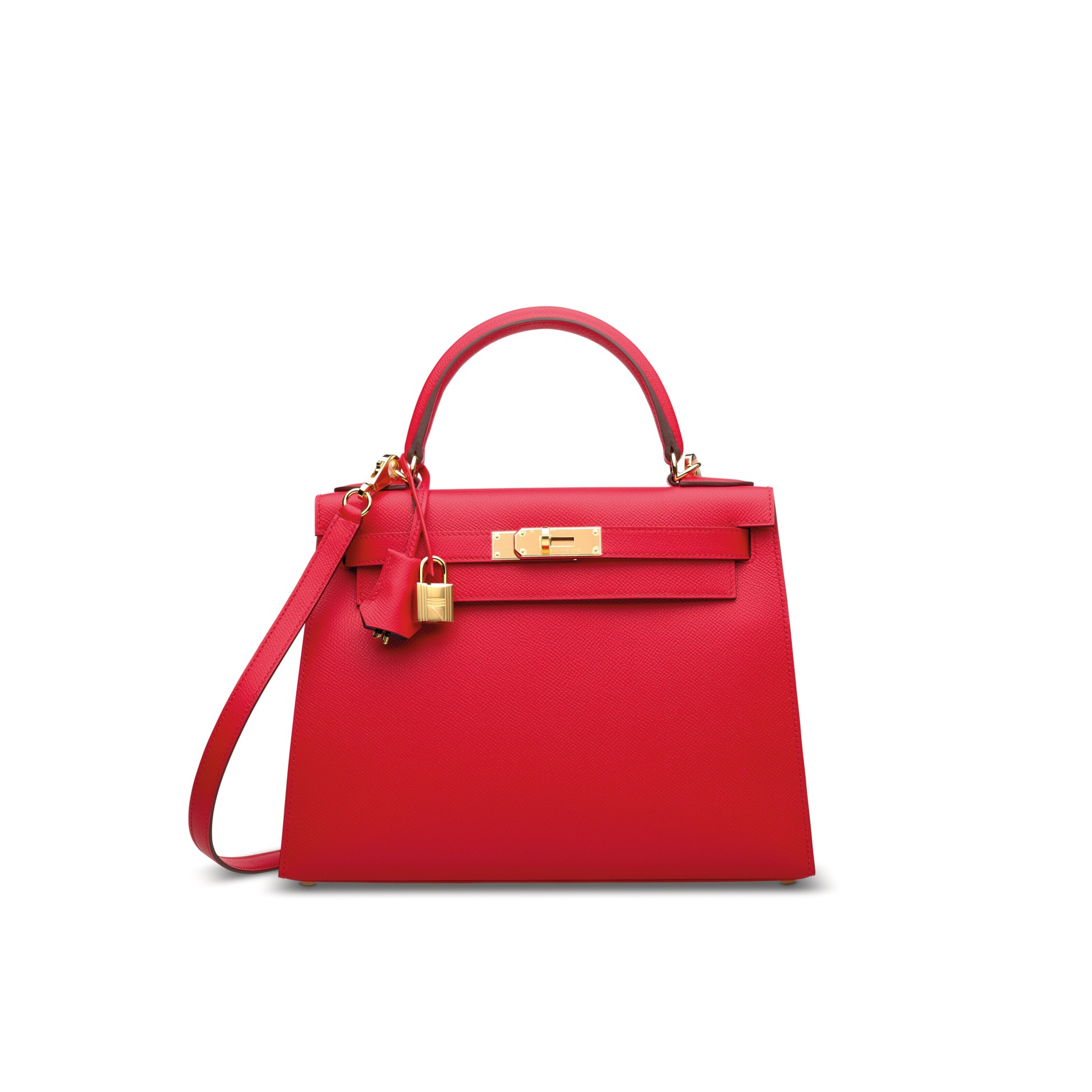 A CUSTOM ROUGE DE COEUR & VERT VERTIGO EPSOM LEATHER SELLIER KELLY 28 ...