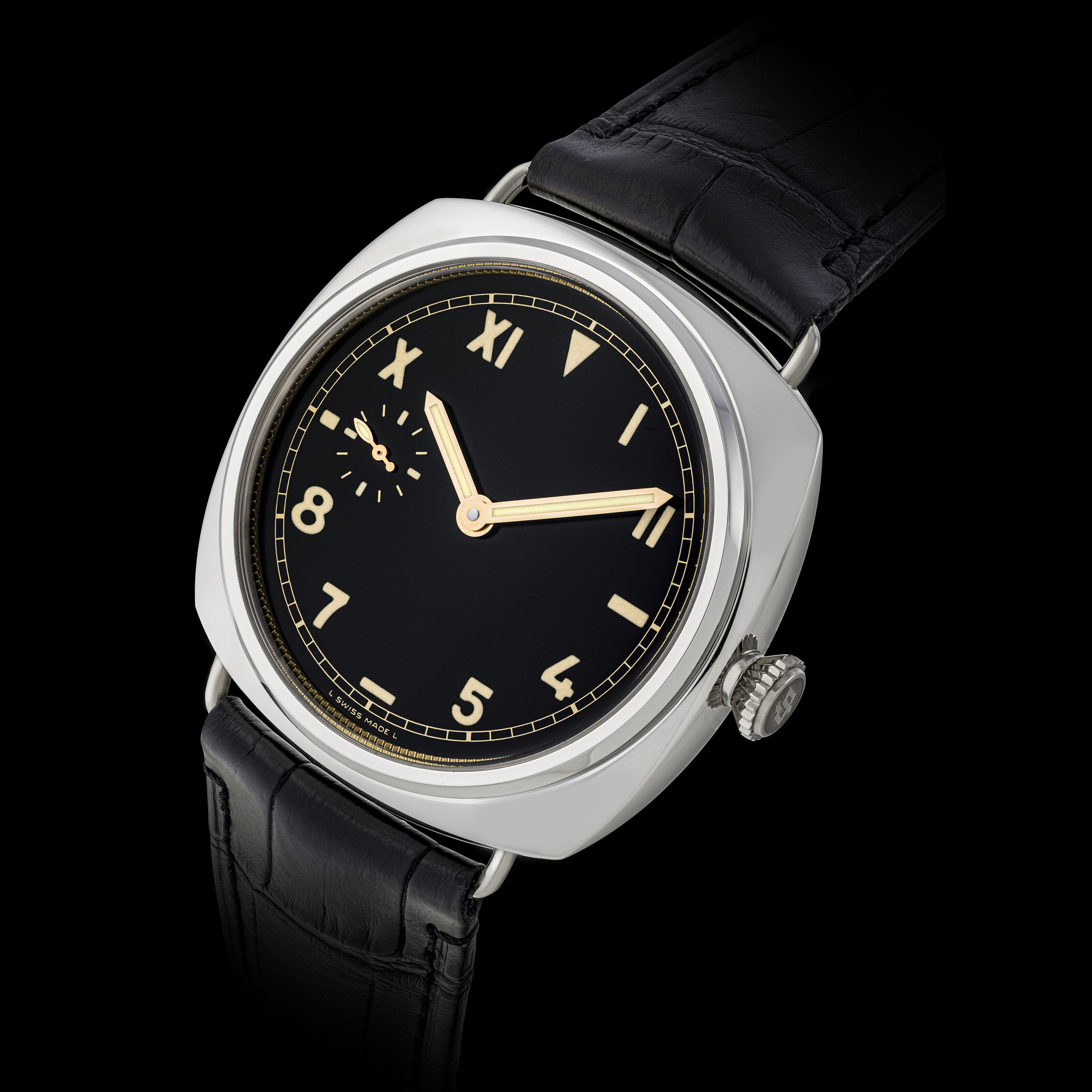 PANERAI, REF. PAM00387, EXTREMELY RARE, PLATINUM, CALIFORNIA DIAL WITH ...