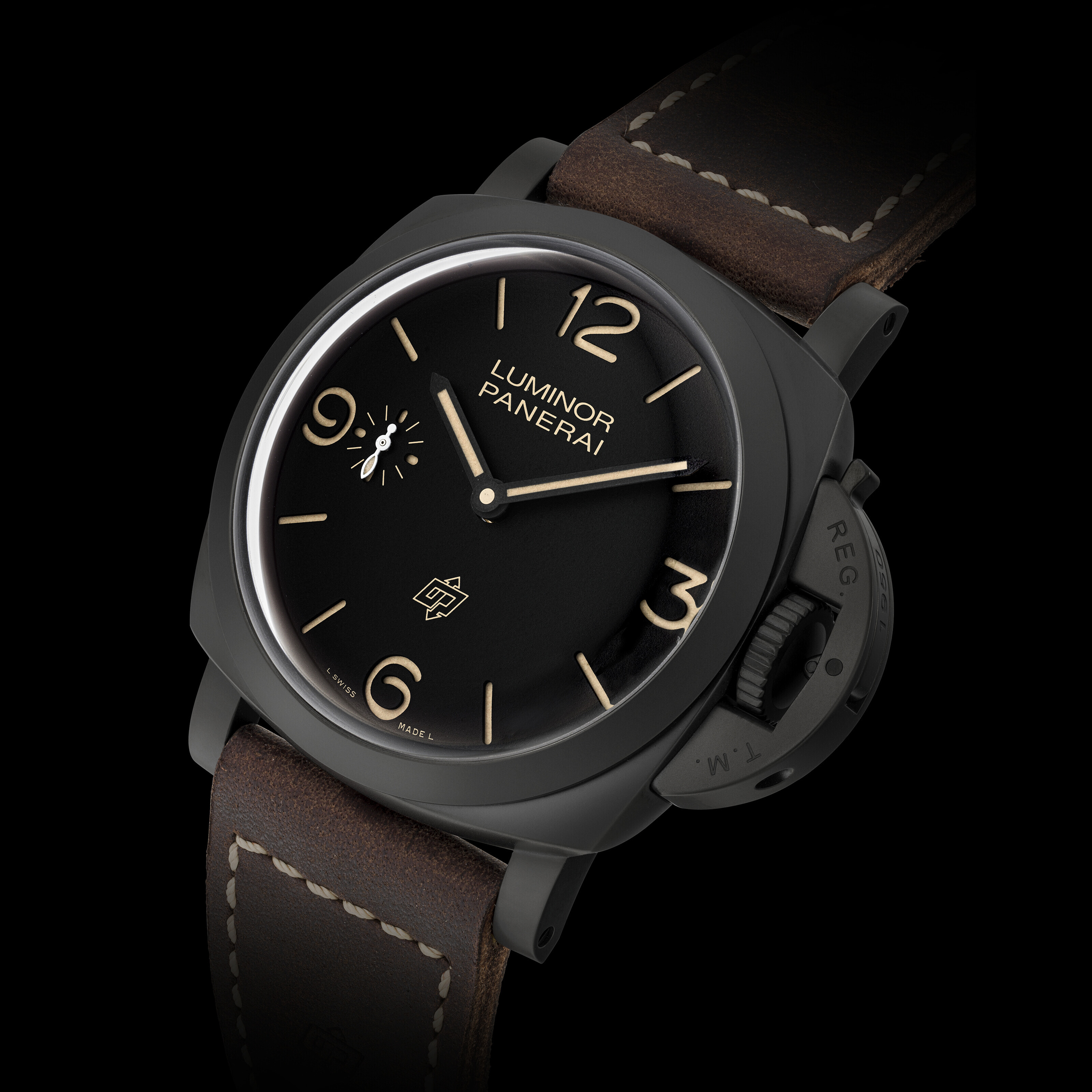 PANERAI, REF. PAM00617, LIMITED EDITION OF 300 PIECES, DLC TITANIUM ...