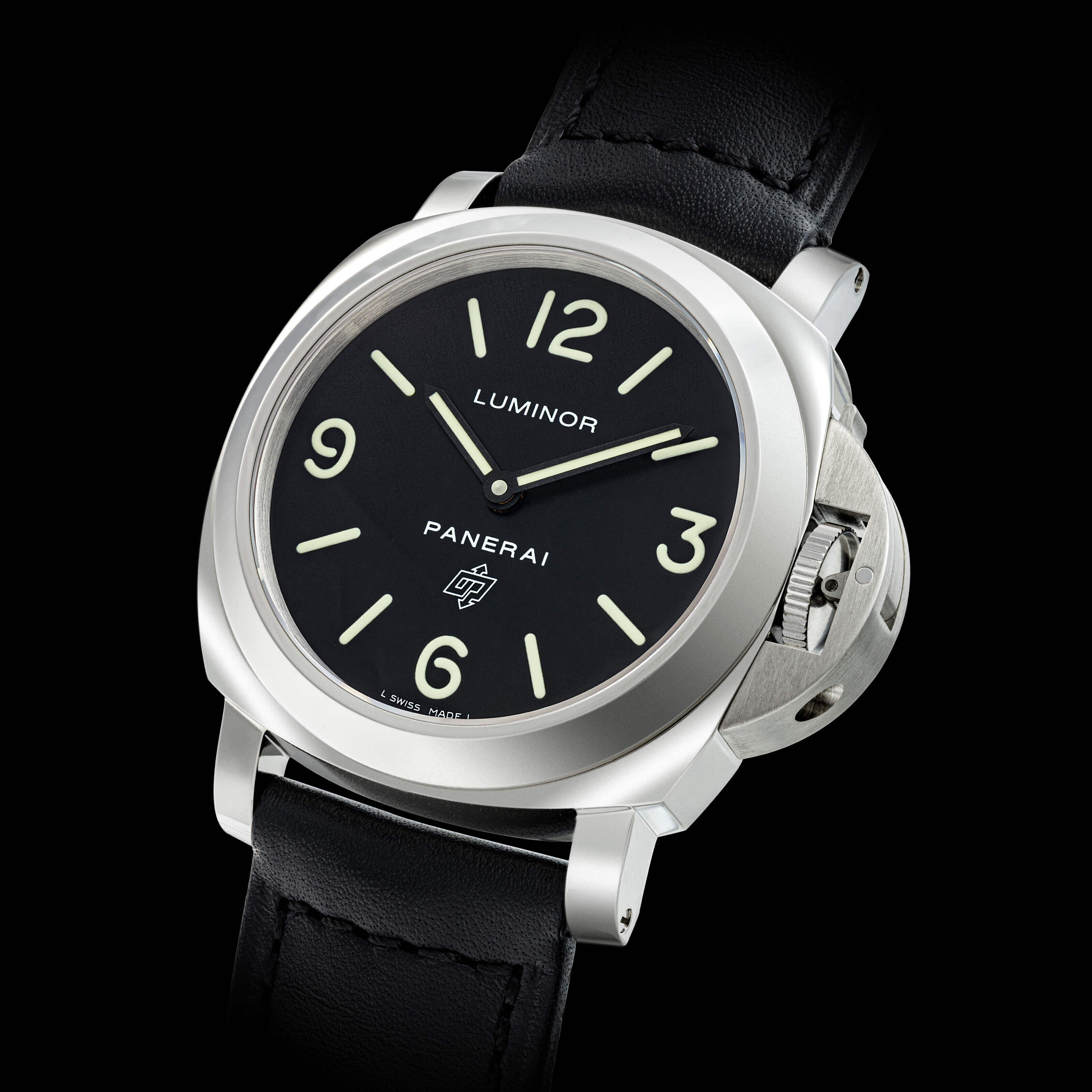 PANERAI, REF. PAM00000, STAINLESS STEEL, LUMINOR BASE LOGO, Certificate ...