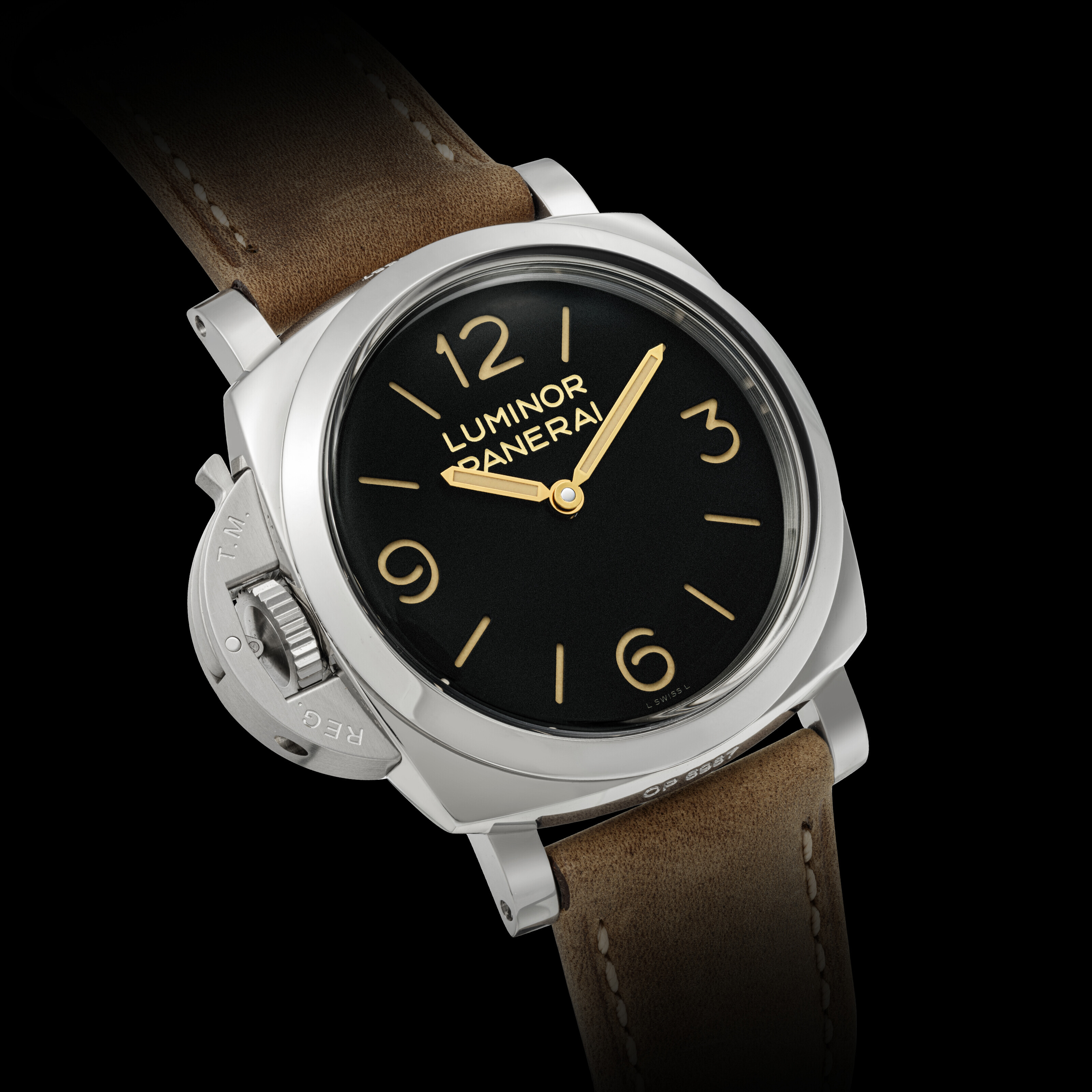 PANERAI, REF. PAM00557, STAINLESS STEEL, LUMINOR LEFT-HANDED, In unworn ...