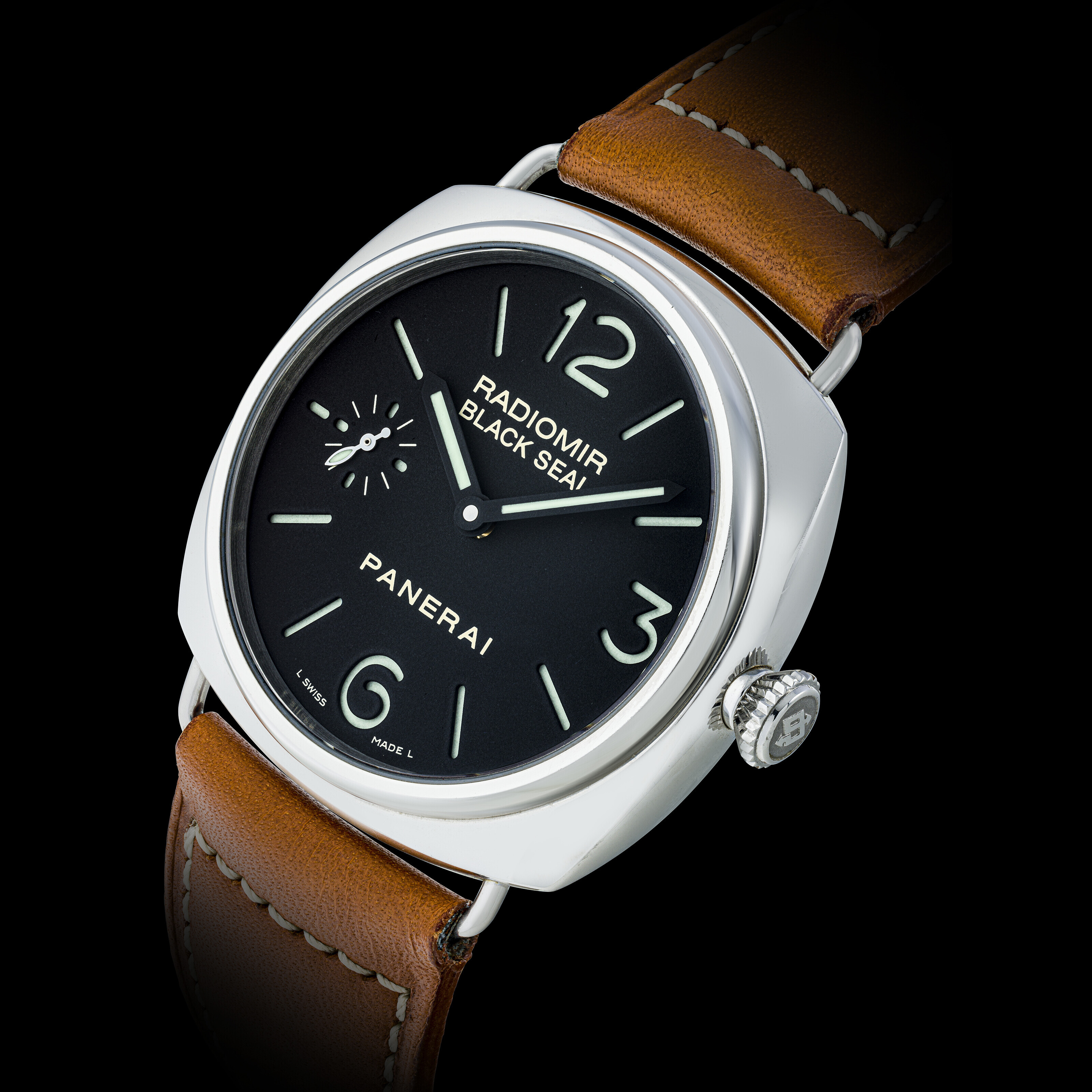 PANERAI, REF. PAM00183, STAINLESS STEEL, RADIOMIR BLACK SEAL ...