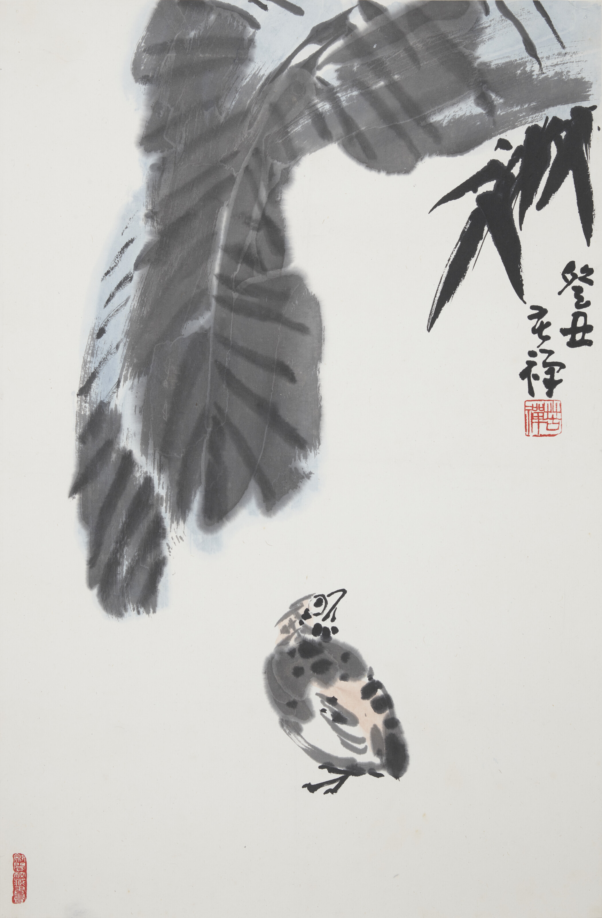 LI KUCHAN (1899-1983), Quail and Plantain | Christie’s