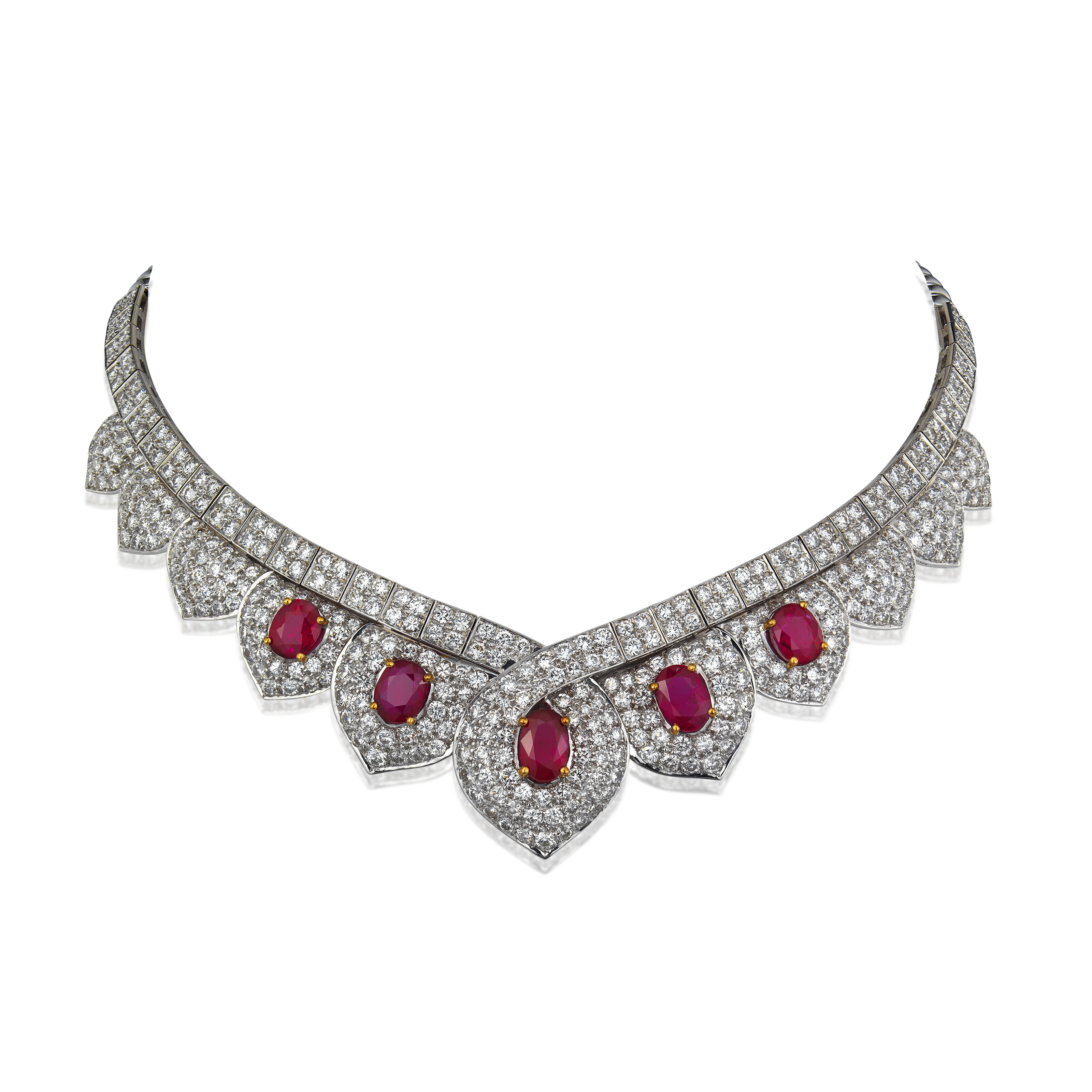 RUBY AND DIAMOND NECKLACE, | Christie’s