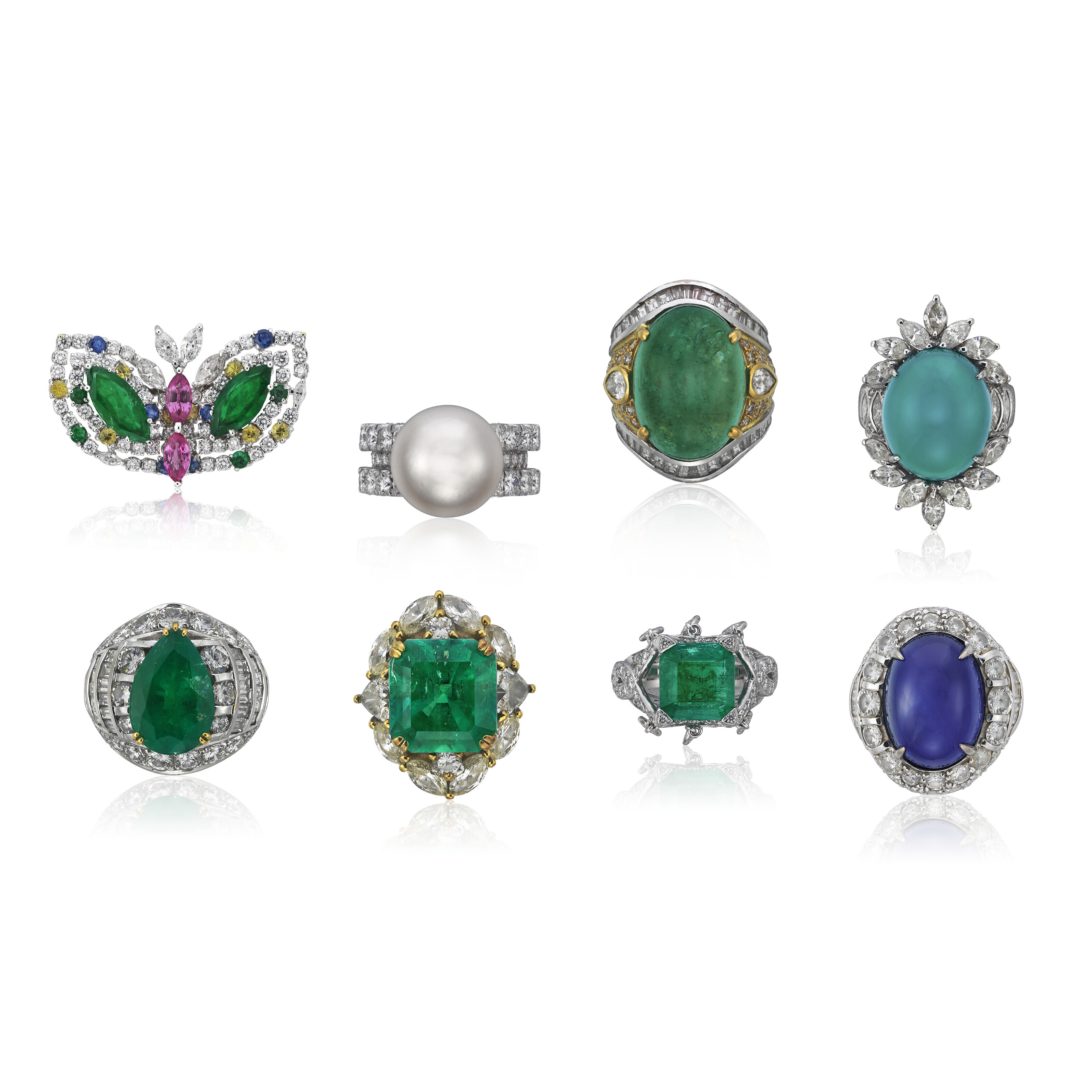 GROUP OF MULTI-GEM RINGS, | Christie’s