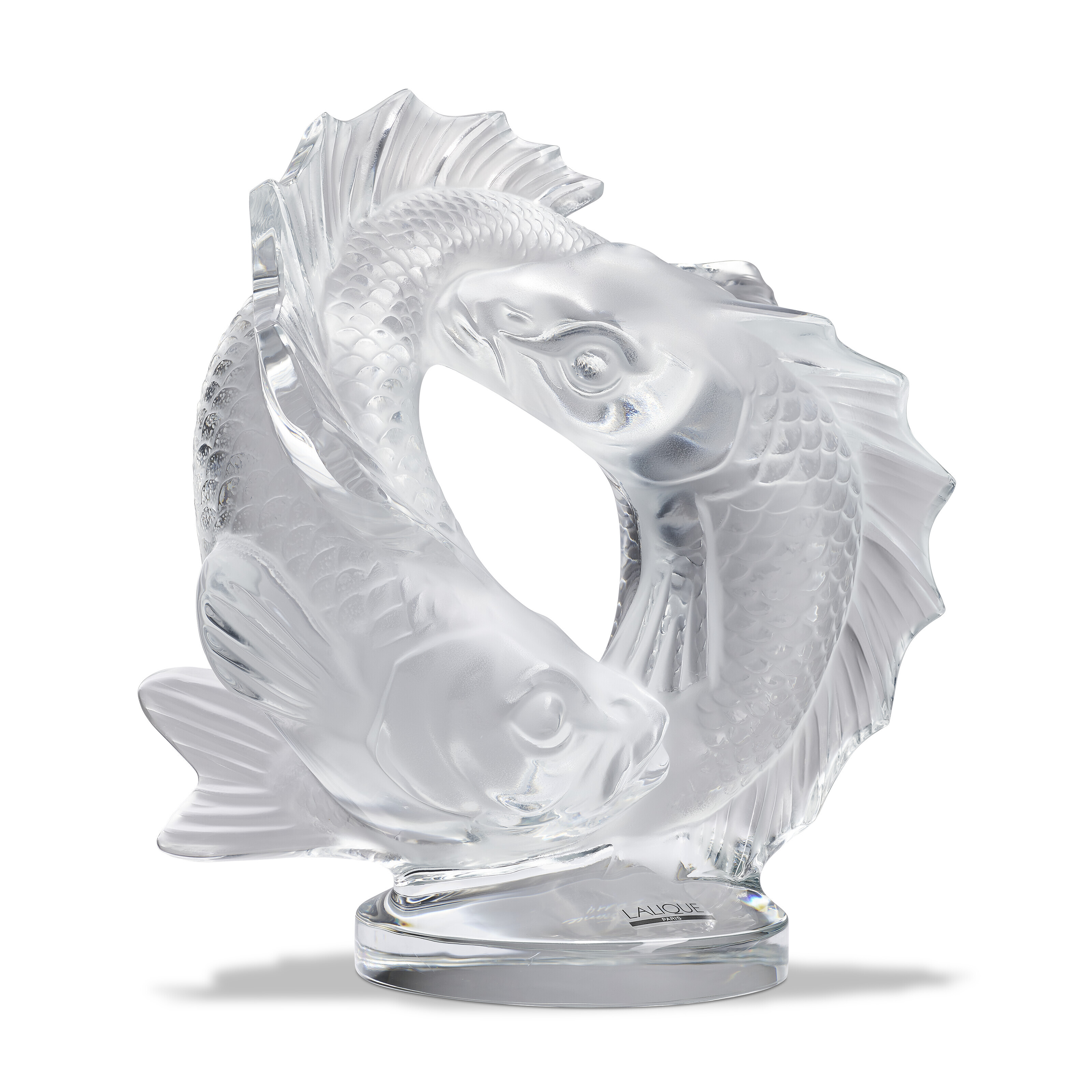 A LALIQUE DOUBLE FISH SCULPTURE, | Christie’s