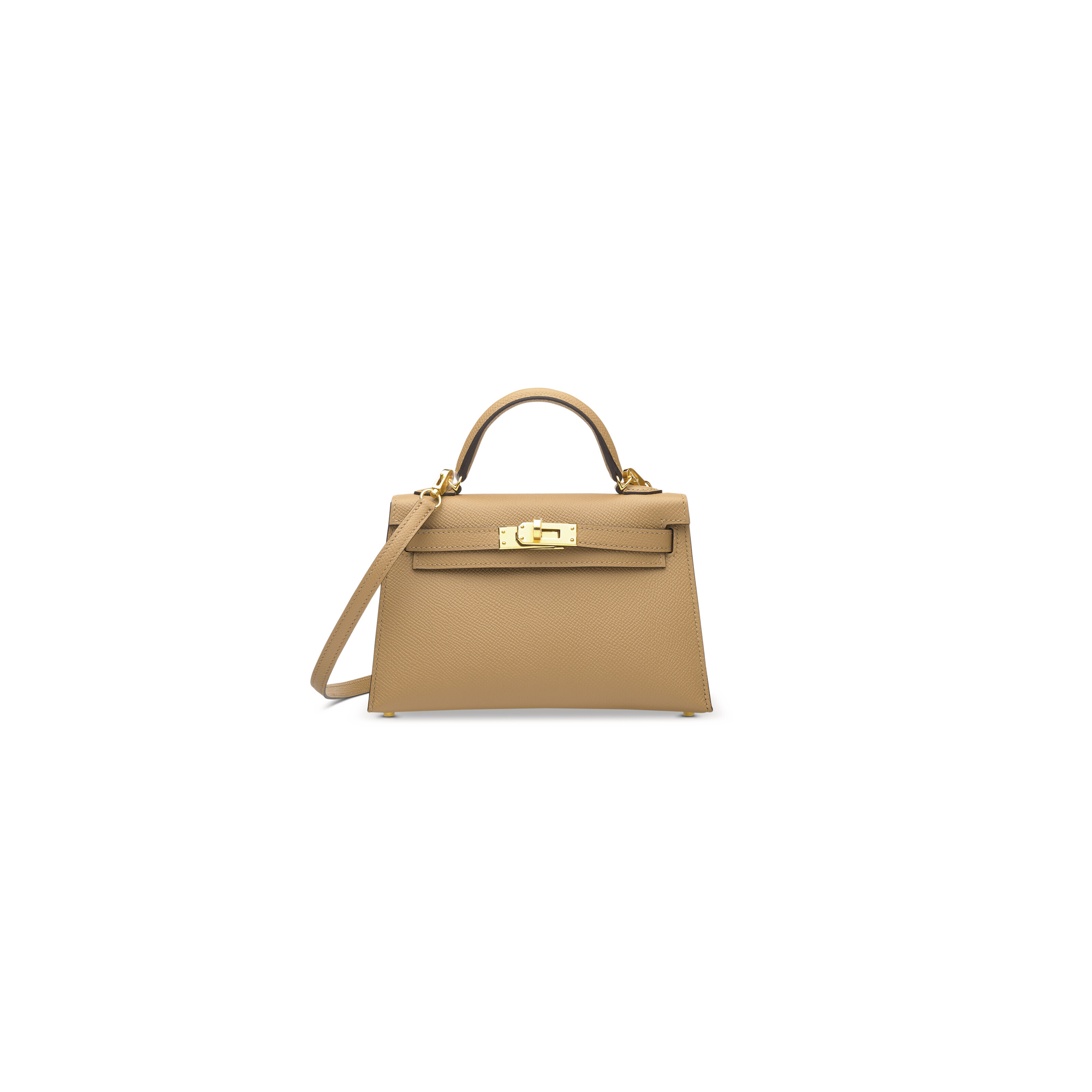 A RARE, SUEDE & SHEARLING TEDDY KELLY 35 WITH PALLADIUM HARDWARE ...
