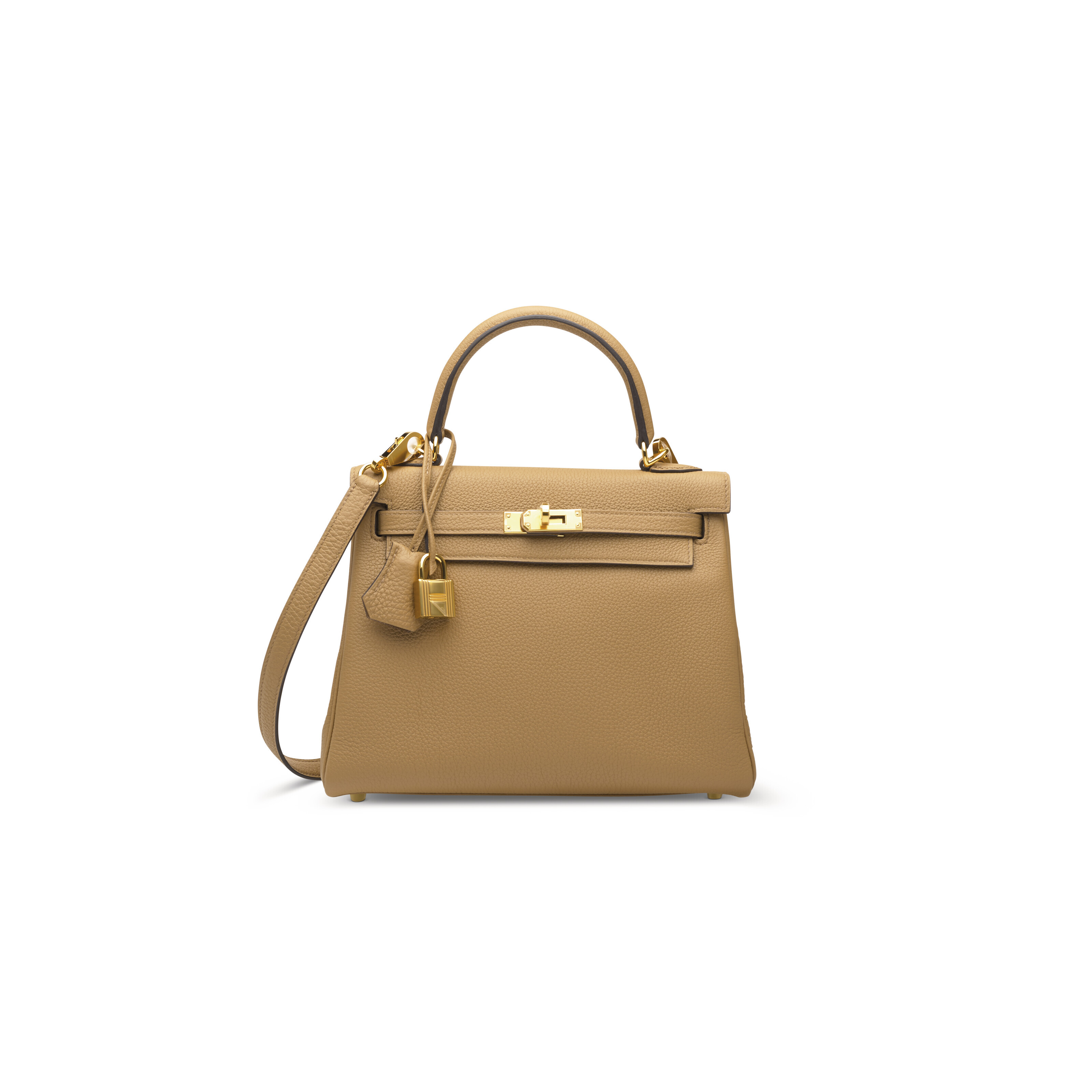 A RARE, SUEDE & SHEARLING TEDDY KELLY 35 WITH PALLADIUM HARDWARE ...