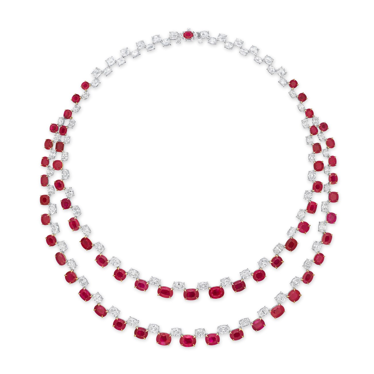 NO RESERVE - RUBY AND DIAMOND NECKLACE | Christie's