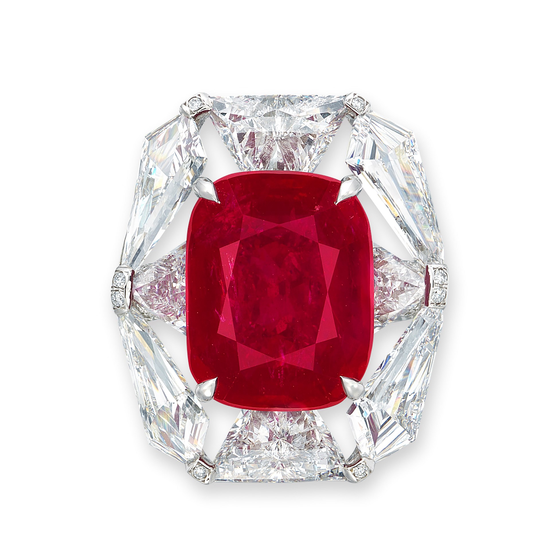 MAGNIFICENT RUBY AND DIAMOND RING, BY BOGHOSSIAN | Christie's