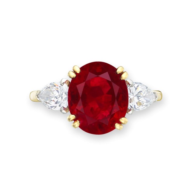 IMPORTANT RUBY AND DIAMOND RING, BY CARTIER | Christie's