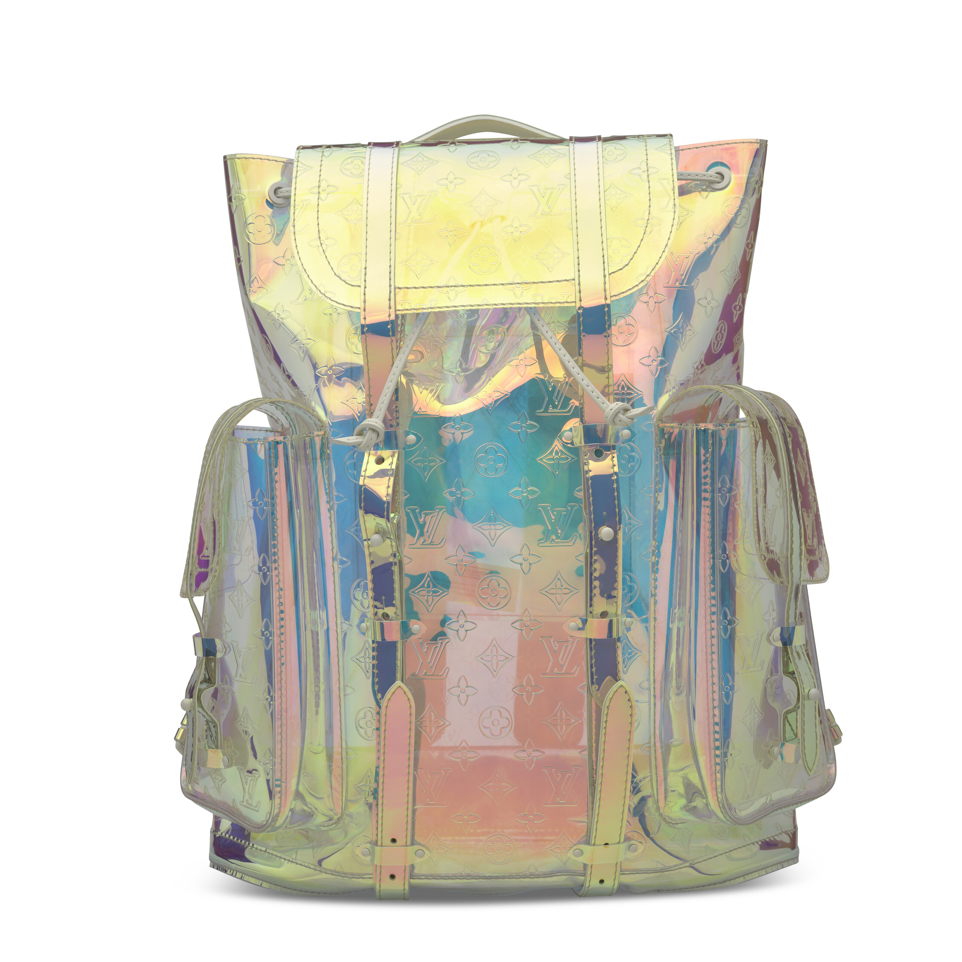 A LIMITED EDITION IRIDESCENT PRISM MONOGRAM CHRISTOPHER GM BACKPACK BY ...