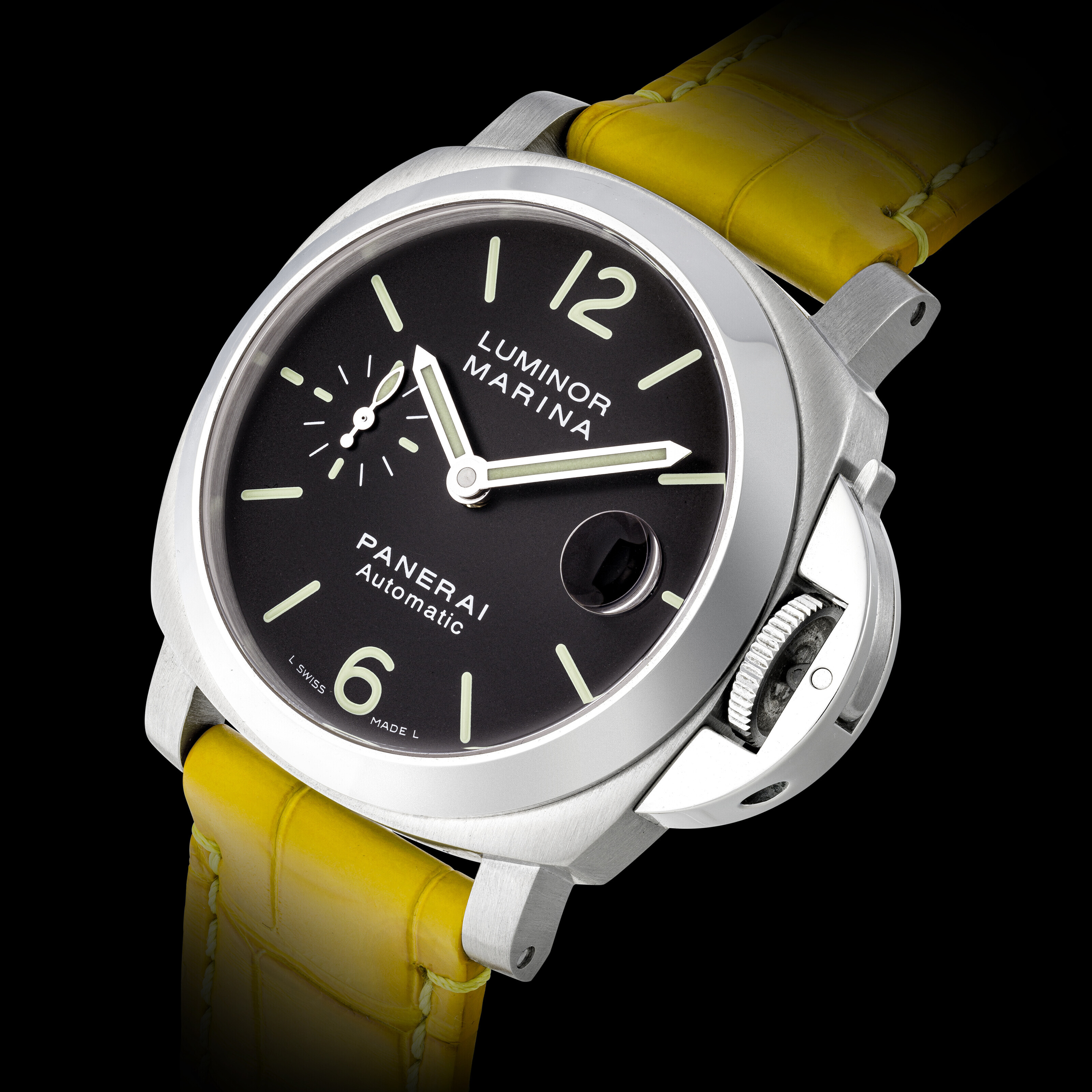PANERAI, REF. PAM00048, STAINLESS STEEL, LUMINOR, Certificate and box ...