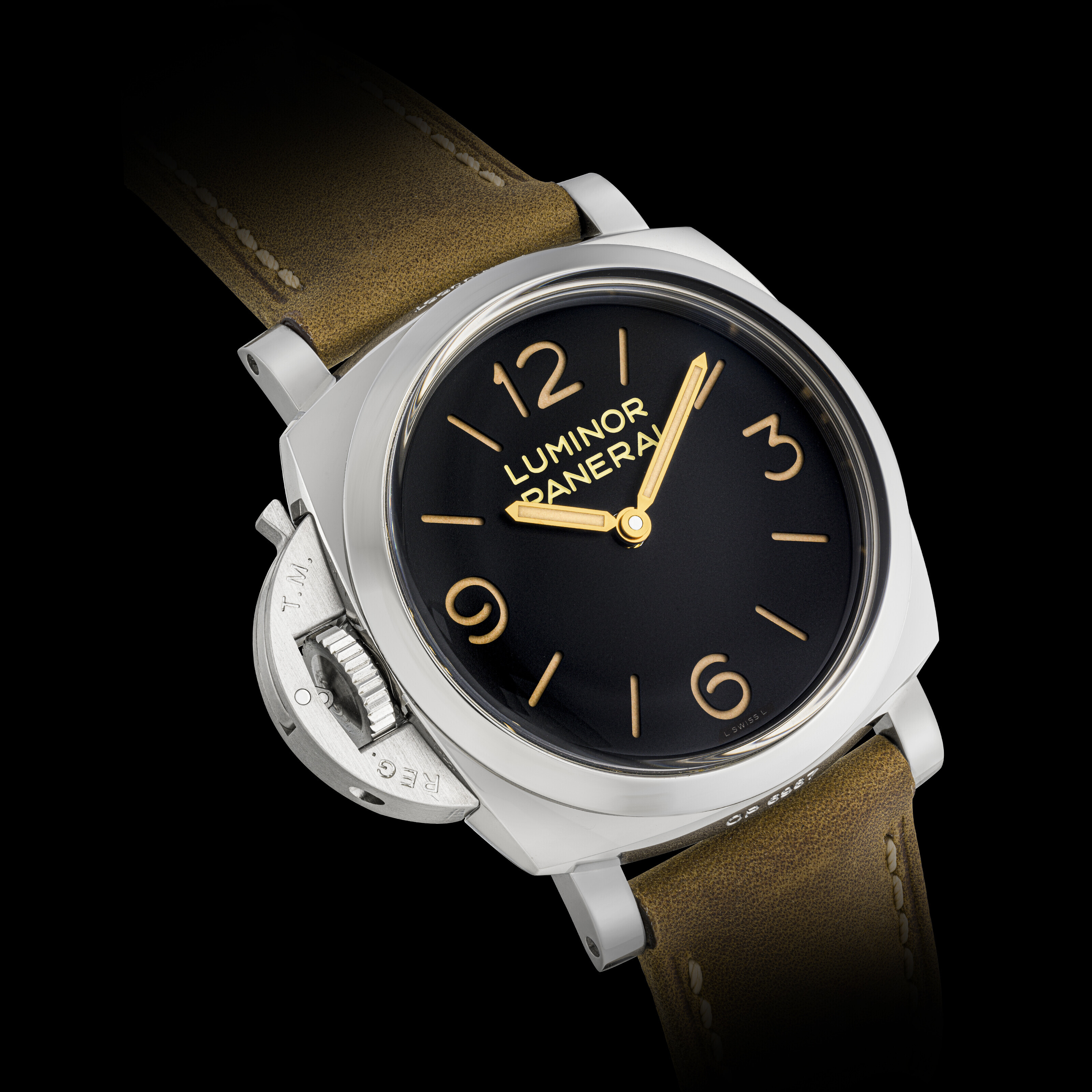 PANERAI, REF. PAM00557, STAINLESS STEEL, LUMINOR LEFT-HANDED, In unworn ...