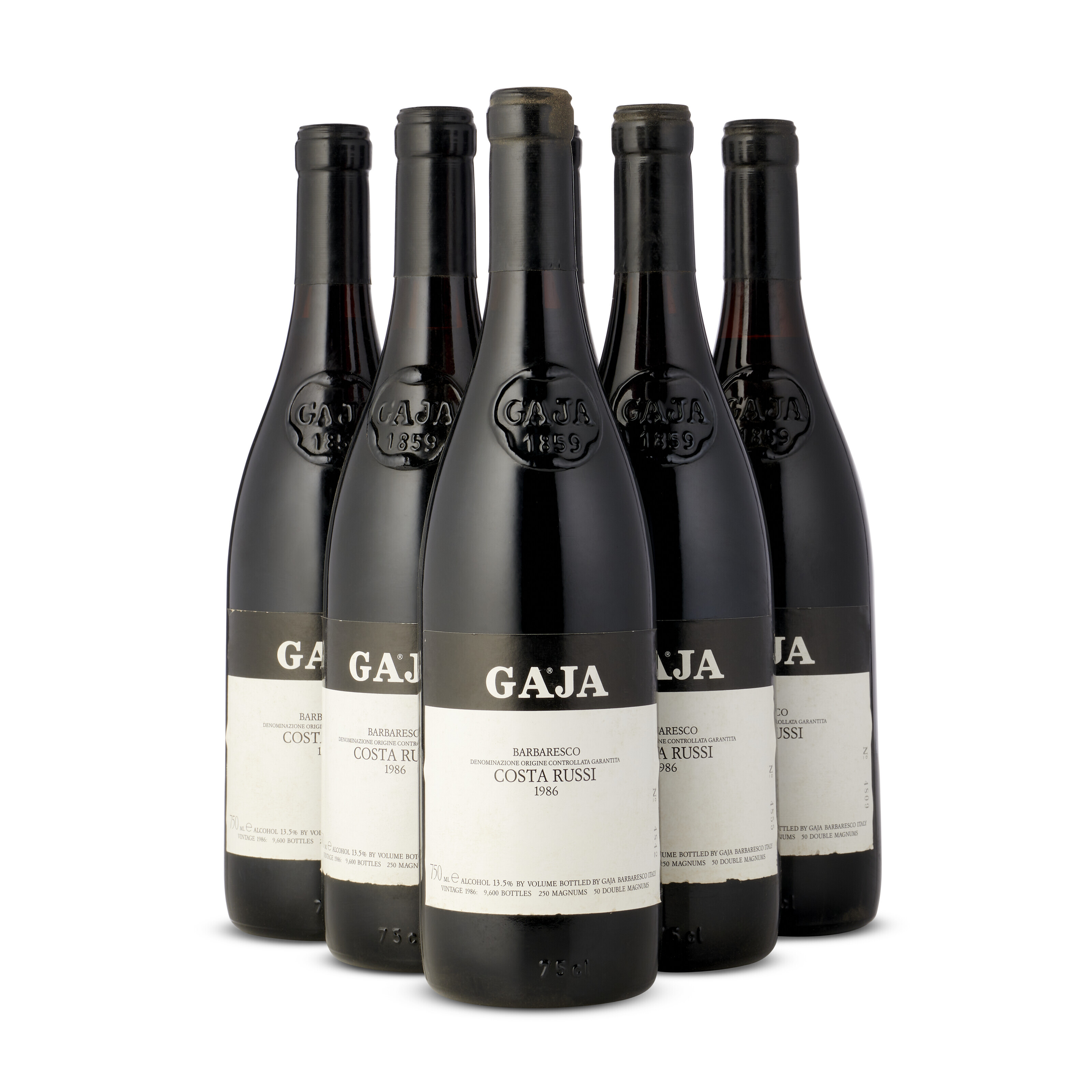 Gaja, Barbaresco Costa Russi 1986, PiedmontLevels: 2.5cm or better ...