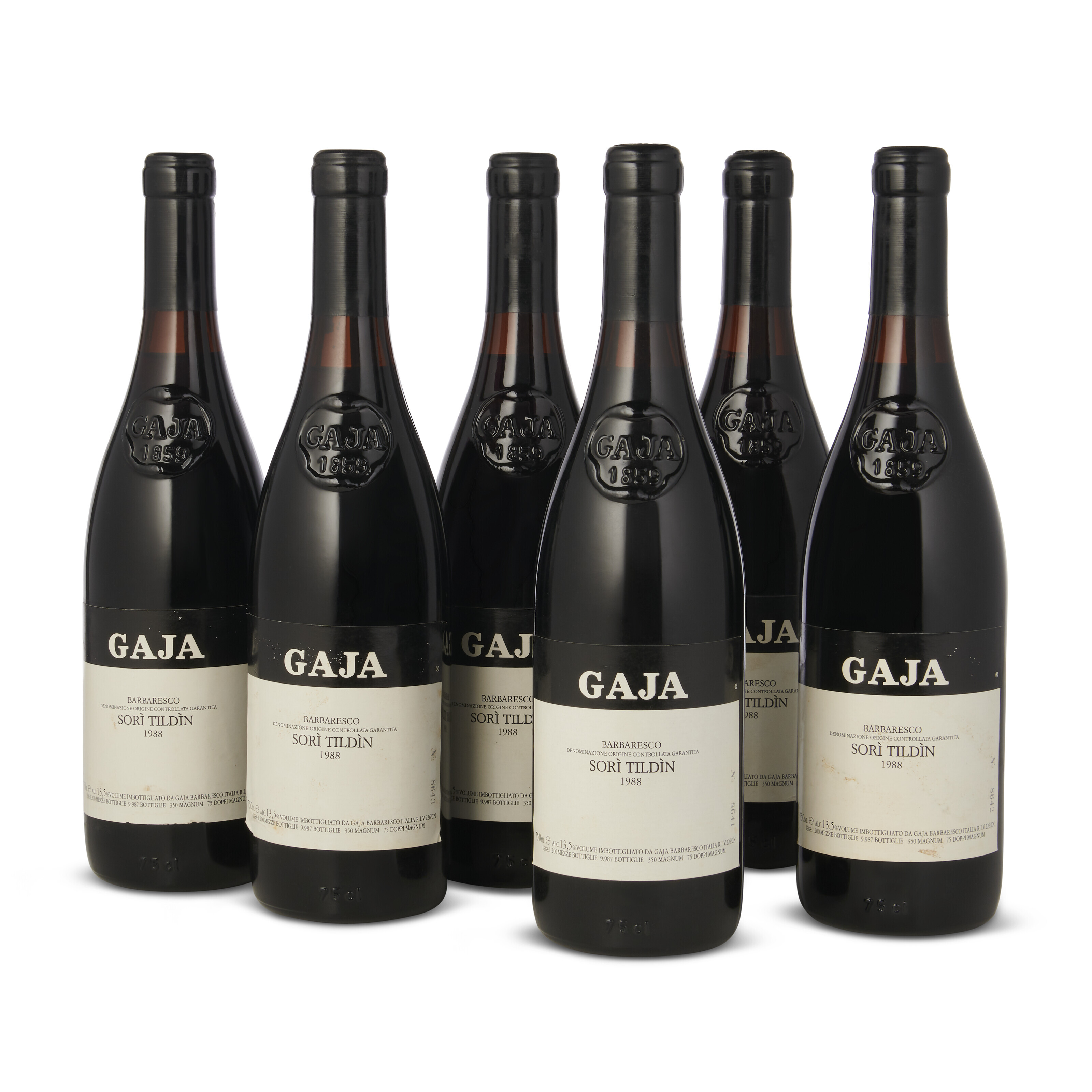 Gaja, Barbaresco Sori Tildin 1988, PiedmontLevels: 2cm or better. Bin ...