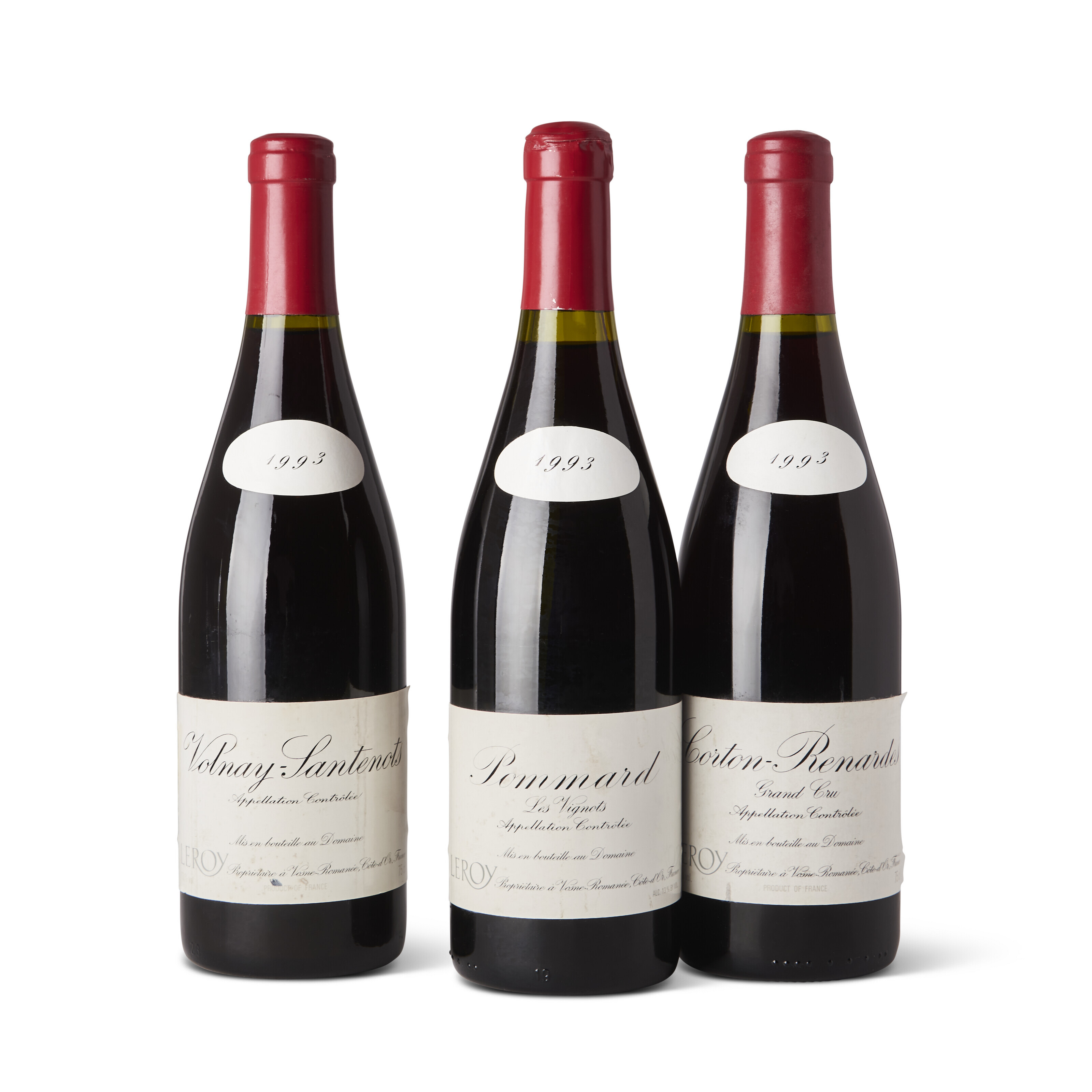 Domaine Leroy, Volnay Santenots-Du-Milieu 1993, 1er Cru, Côte de ...