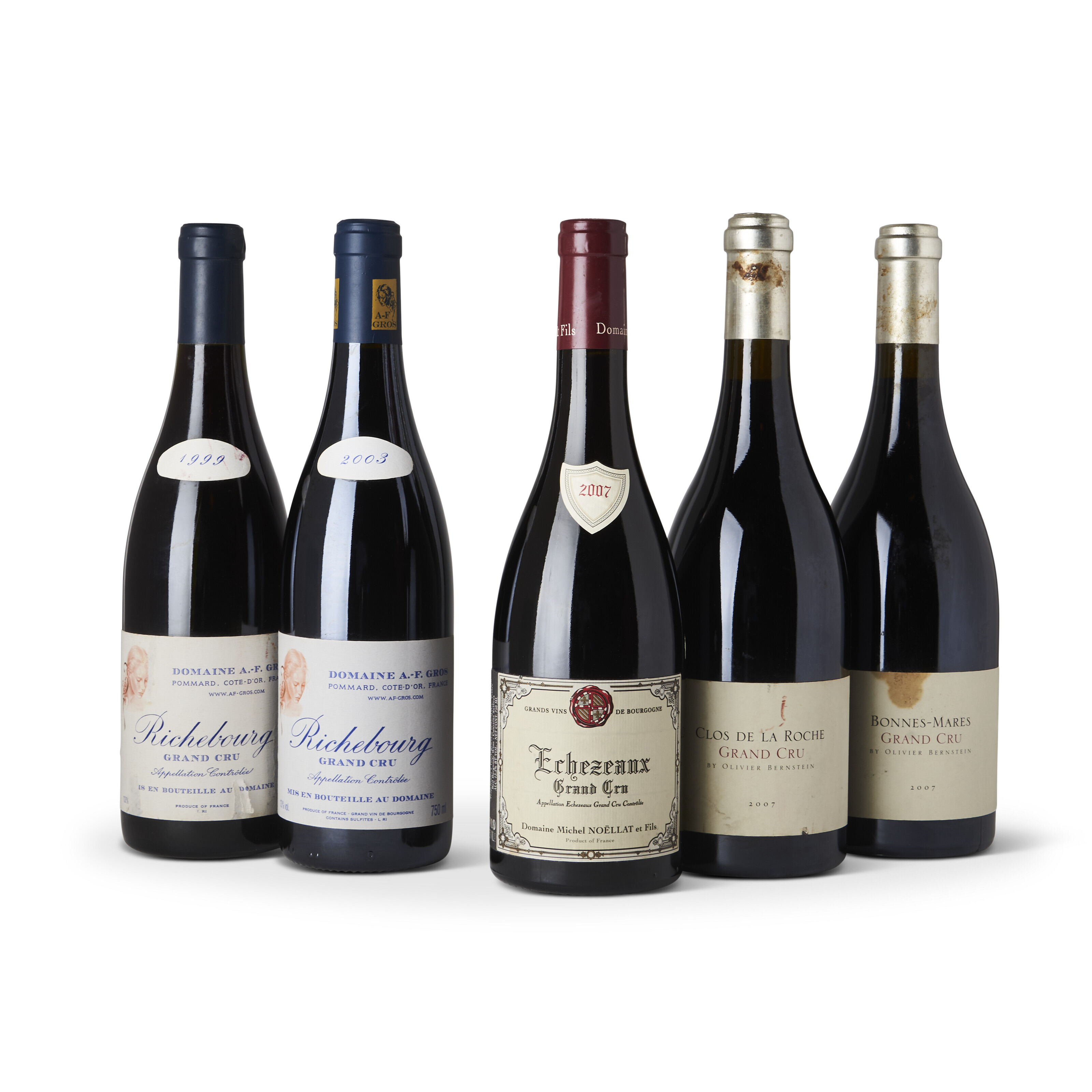 Mixed 2007 Burgundy Grand Crus, Grand Cru, Côte de NuitsMichel Noëllat ...