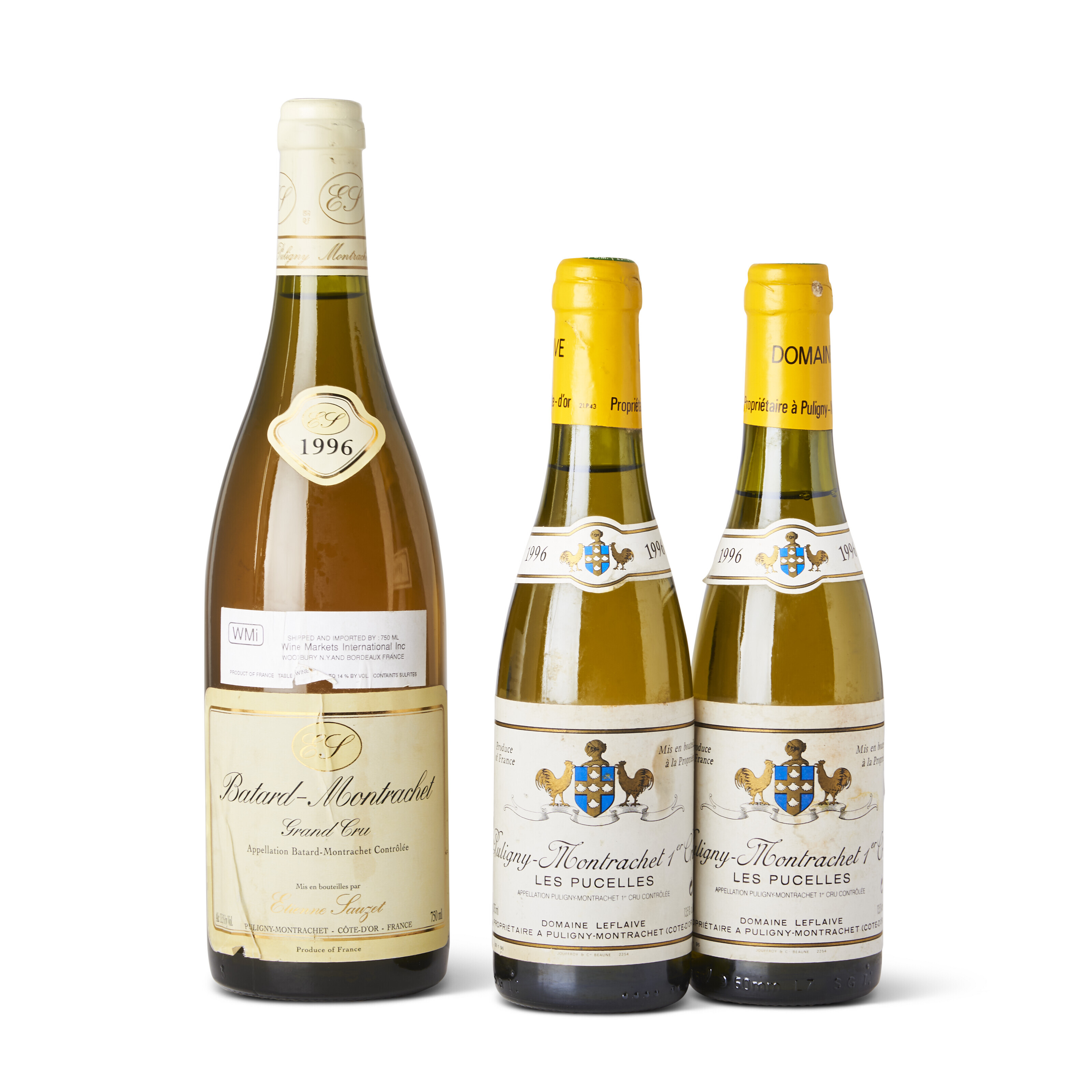 Mixed 1996 Burgundy White, Domaine Leflaive, Puligny-Montrachet Les ...