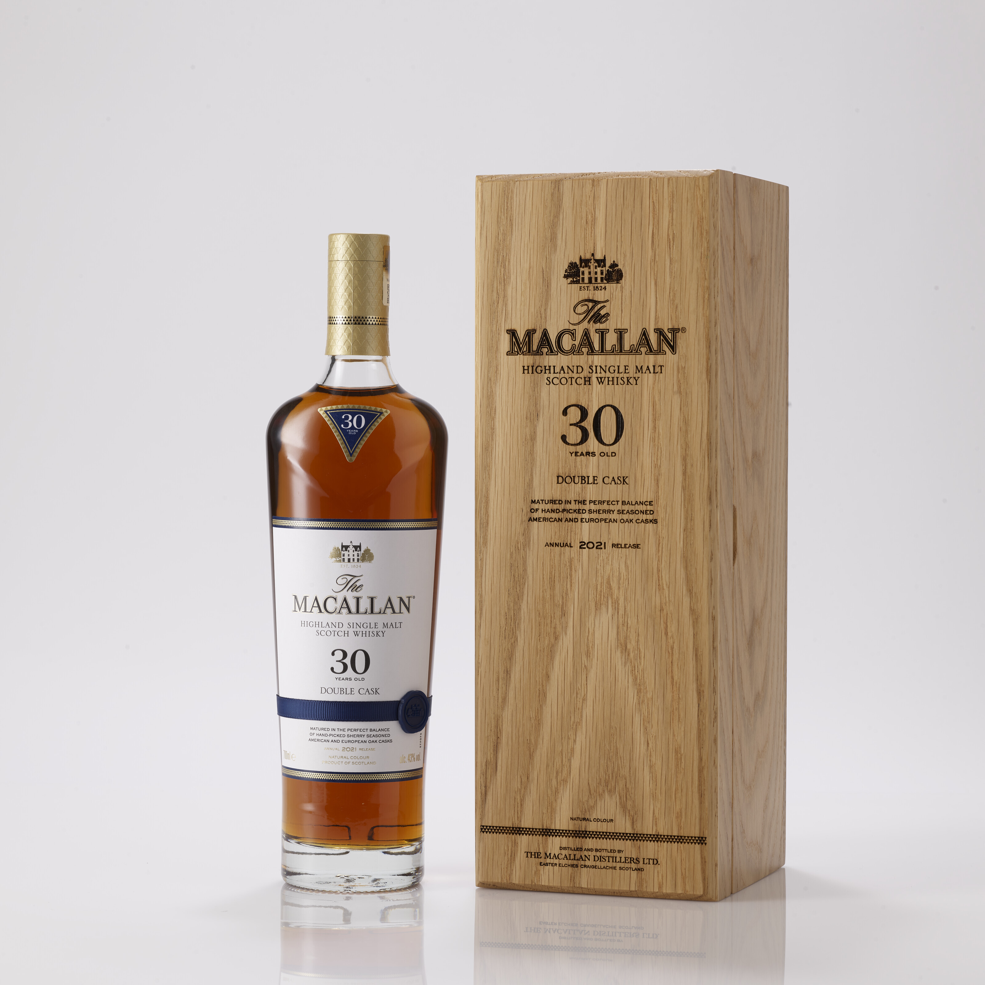 The Macallan Double Cask 30 Years Old, SpeysideIn original wooden case ...