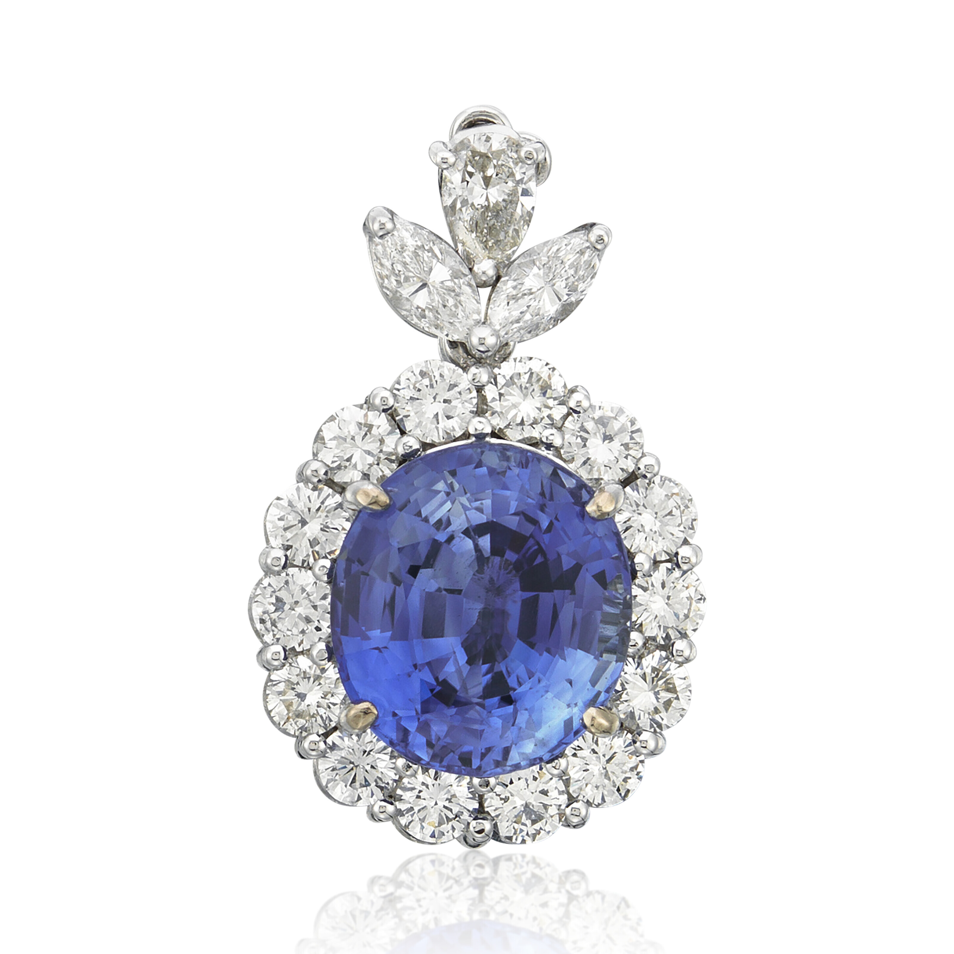SAPPHIRE AND DIAMOND PENDANT, | Christie’s