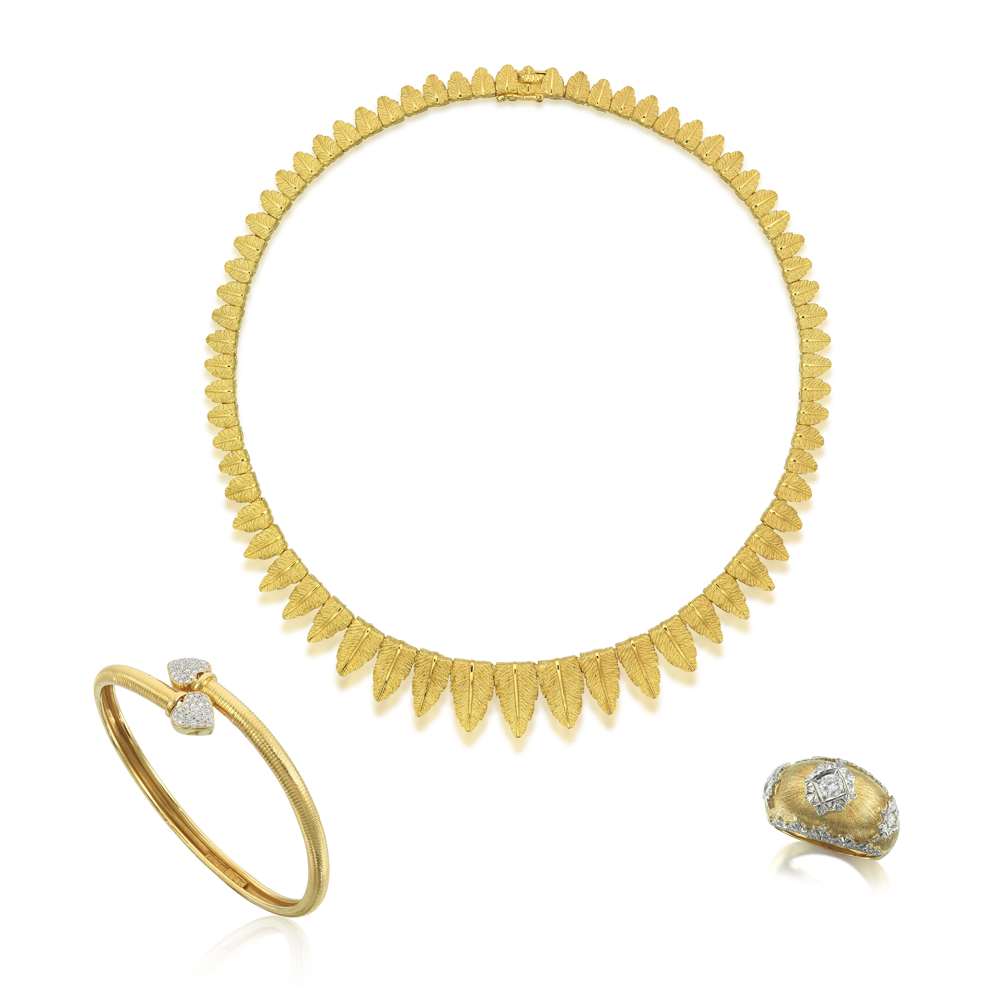 GROUP OF GOLD AND DIAMOND JEWELLERY, | Christie’s