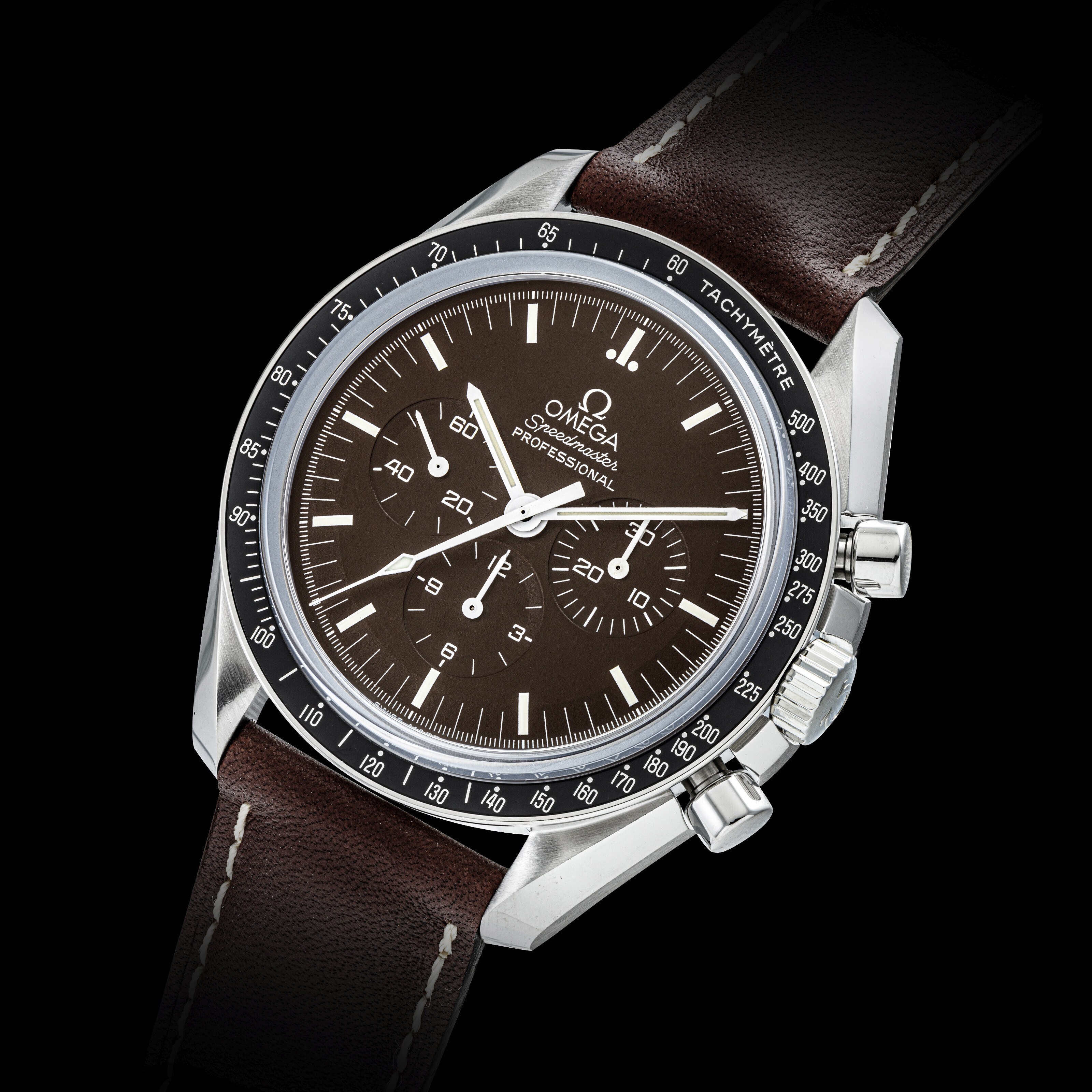 OMEGA, SPEEDMASTER WITH BROWN DIAL, REF. 311.32.42.30.13.001, In unworn ...