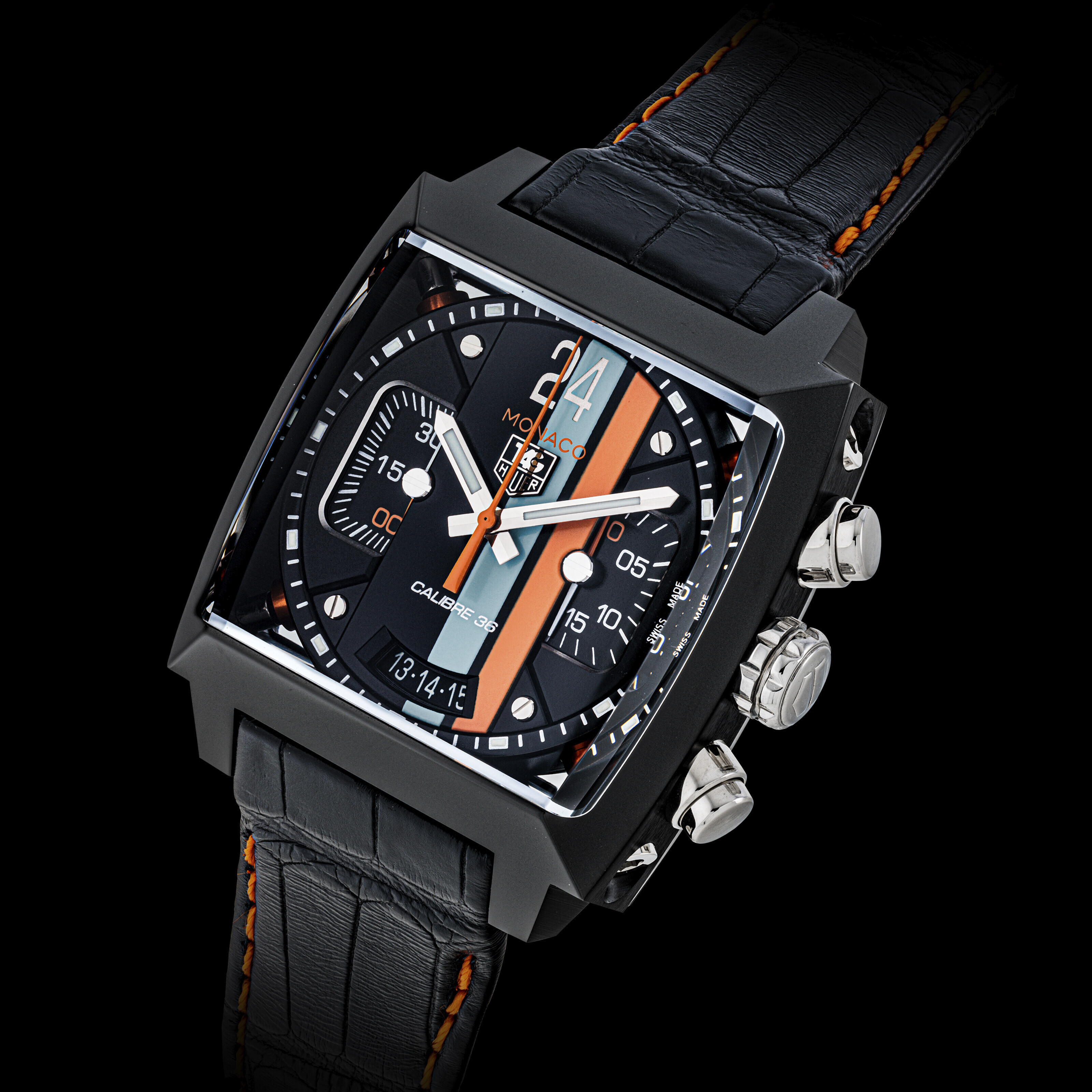 TAG HEUER, MONACO 24, In unworn condition, certificate and box | Christie’s