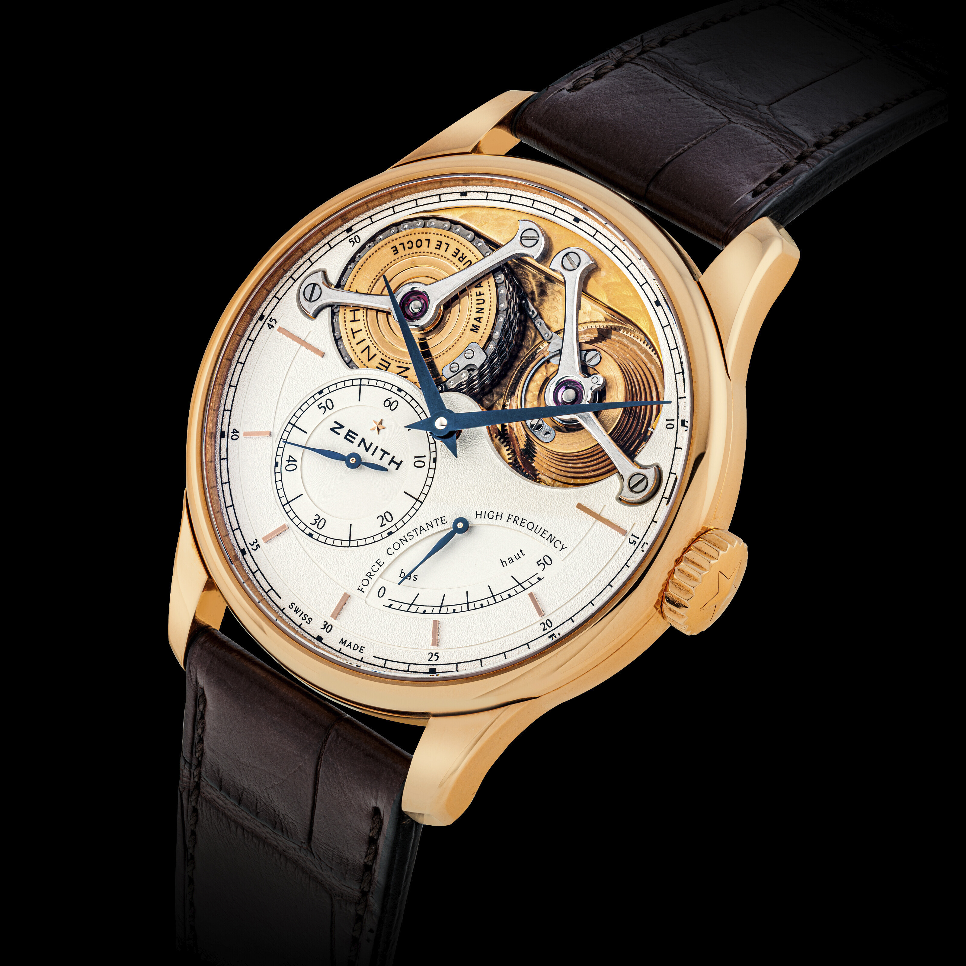 ZENITH, LIMITED EDITION OF 150 PIECES, ACADEMY GEORGES FAVRE-JACOT ...