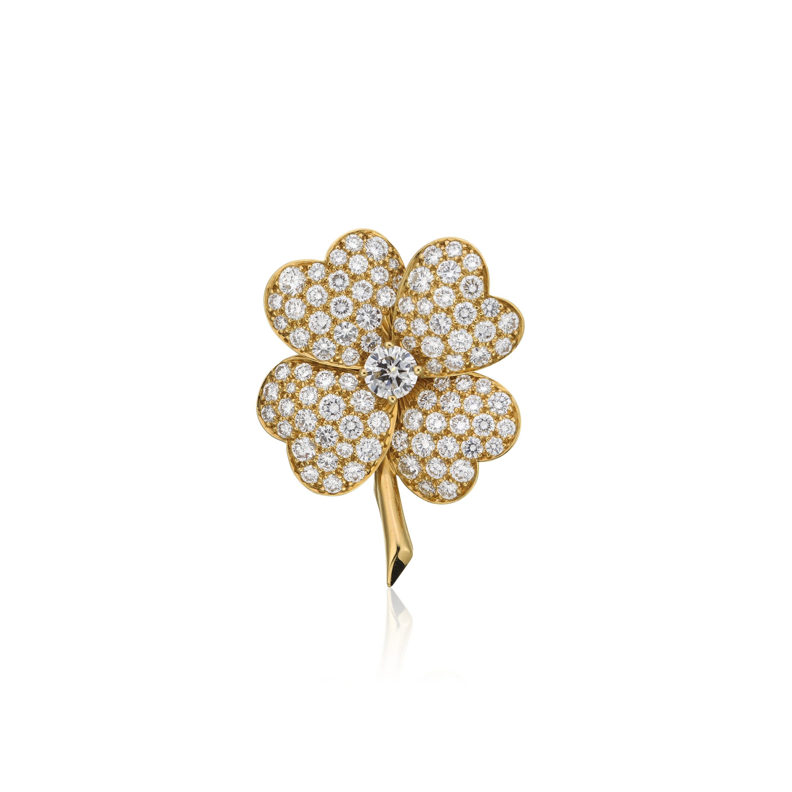 VAN CLEEF & ARPELS DIAMOND 'COSMOS' BROOCH, | Christie’s