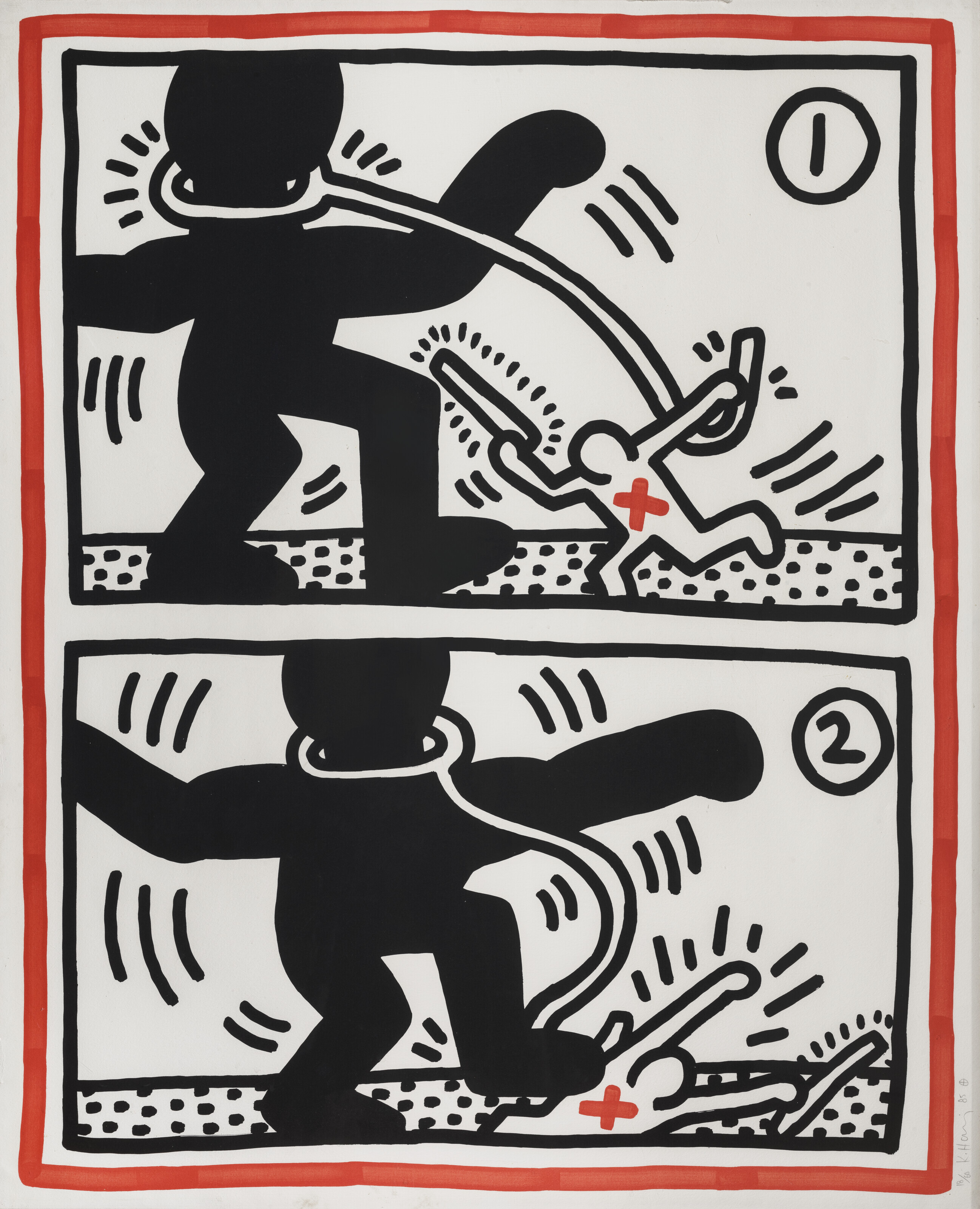 KEITH HARING (1958-1990), Untitled #3 | Christie’s