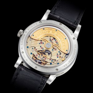 A. LANGE & SÖHNE. A RARE PLATINUM AUTOMATIC TOURBILLON PERPETUAL ...