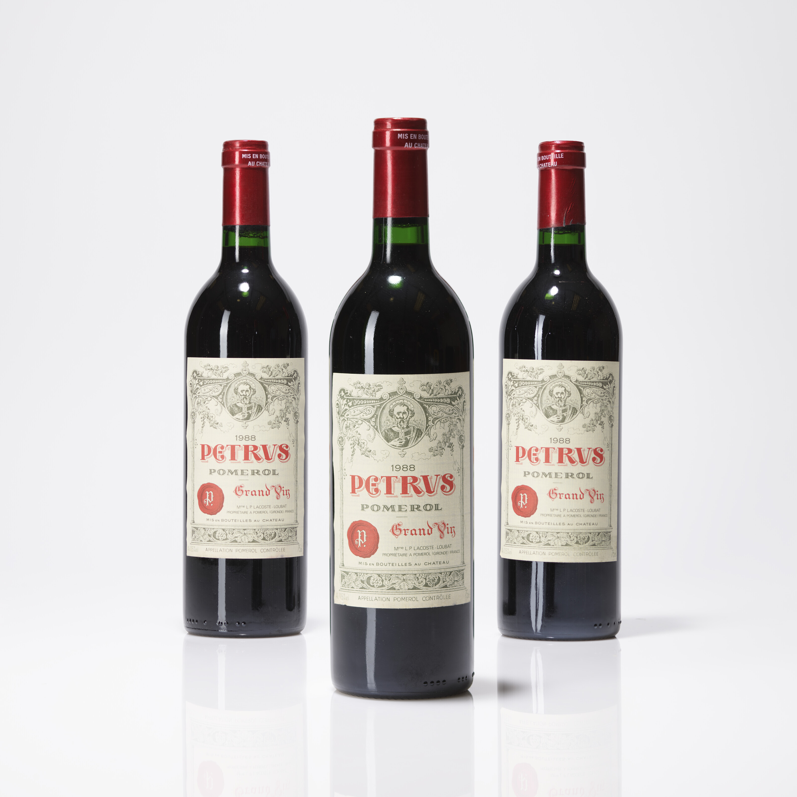 Petrus 1988, Pomerol, cru exceptionnelIn original wooden case. From two ...