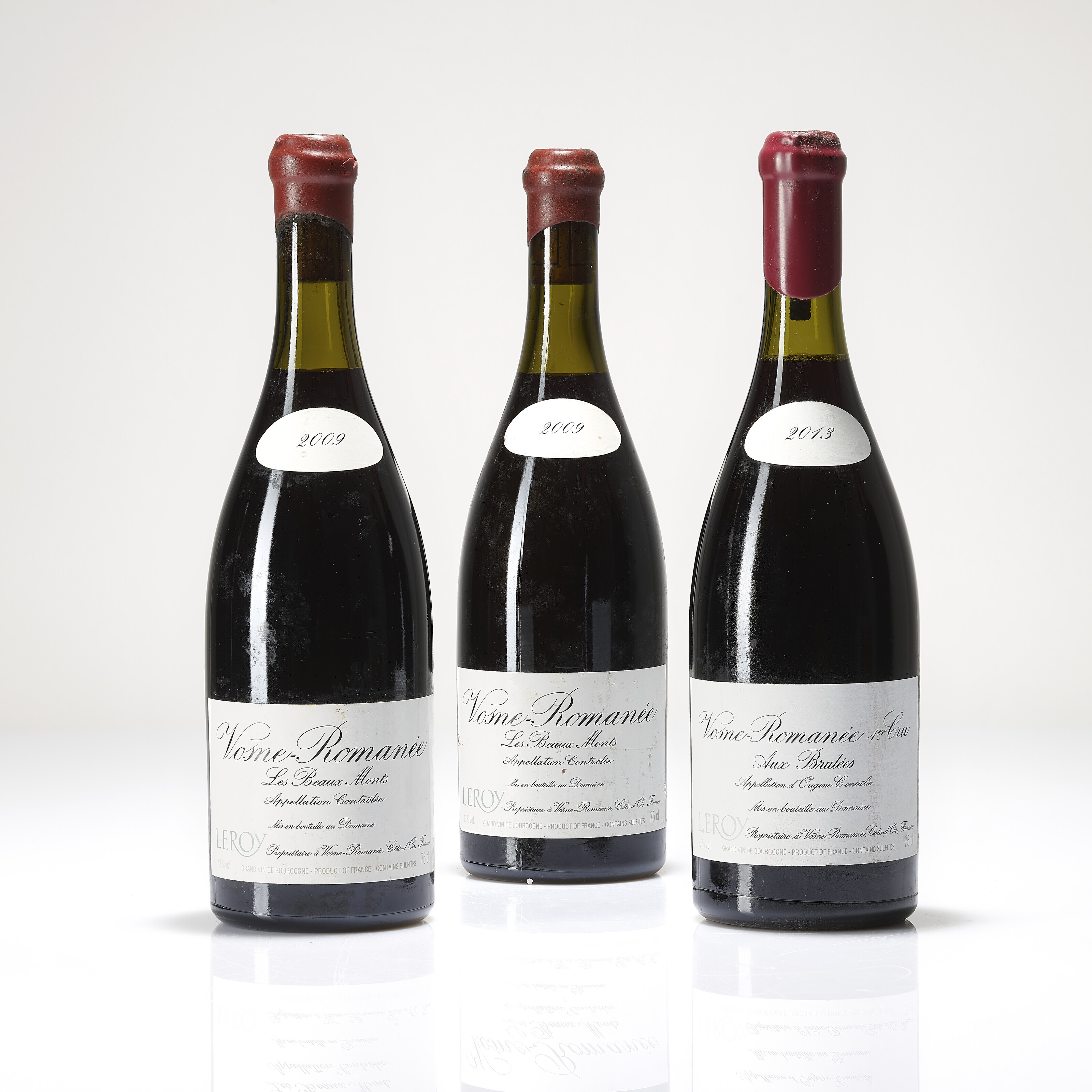 Domaine Leroy, Vosne-Romanée Les Beaux Monts 2009, 1er Cru, Côte de ...