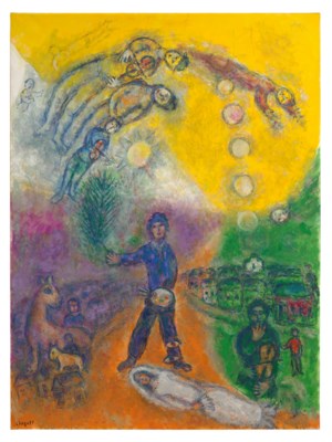 MARC CHAGALL (1887-1985), L'envol du peintre | Christie's