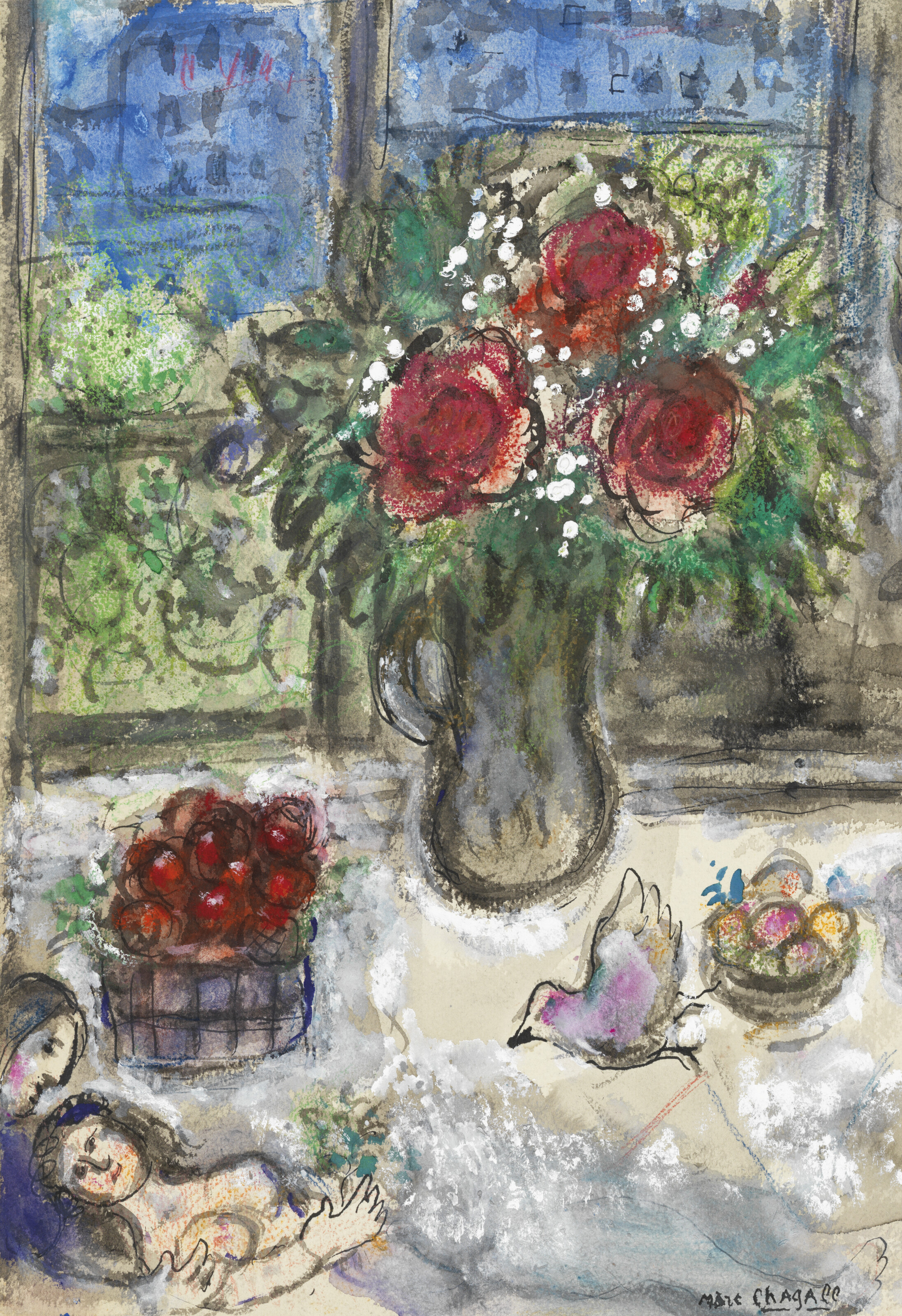 MARC CHAGALL (1887-1985), L'envol du peintre | Christie's