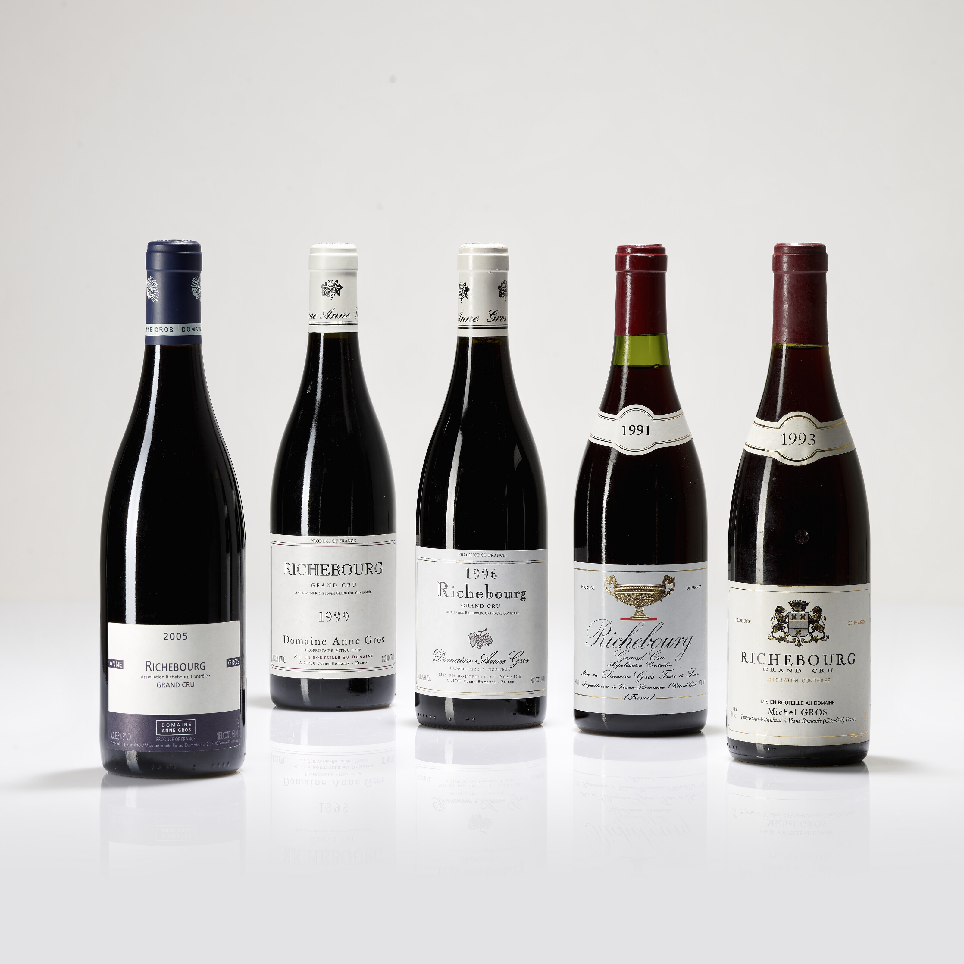 Mixed Gros, Richebourg, Domaine Gros Frère et Soeur, Richbourg 1991Very ...