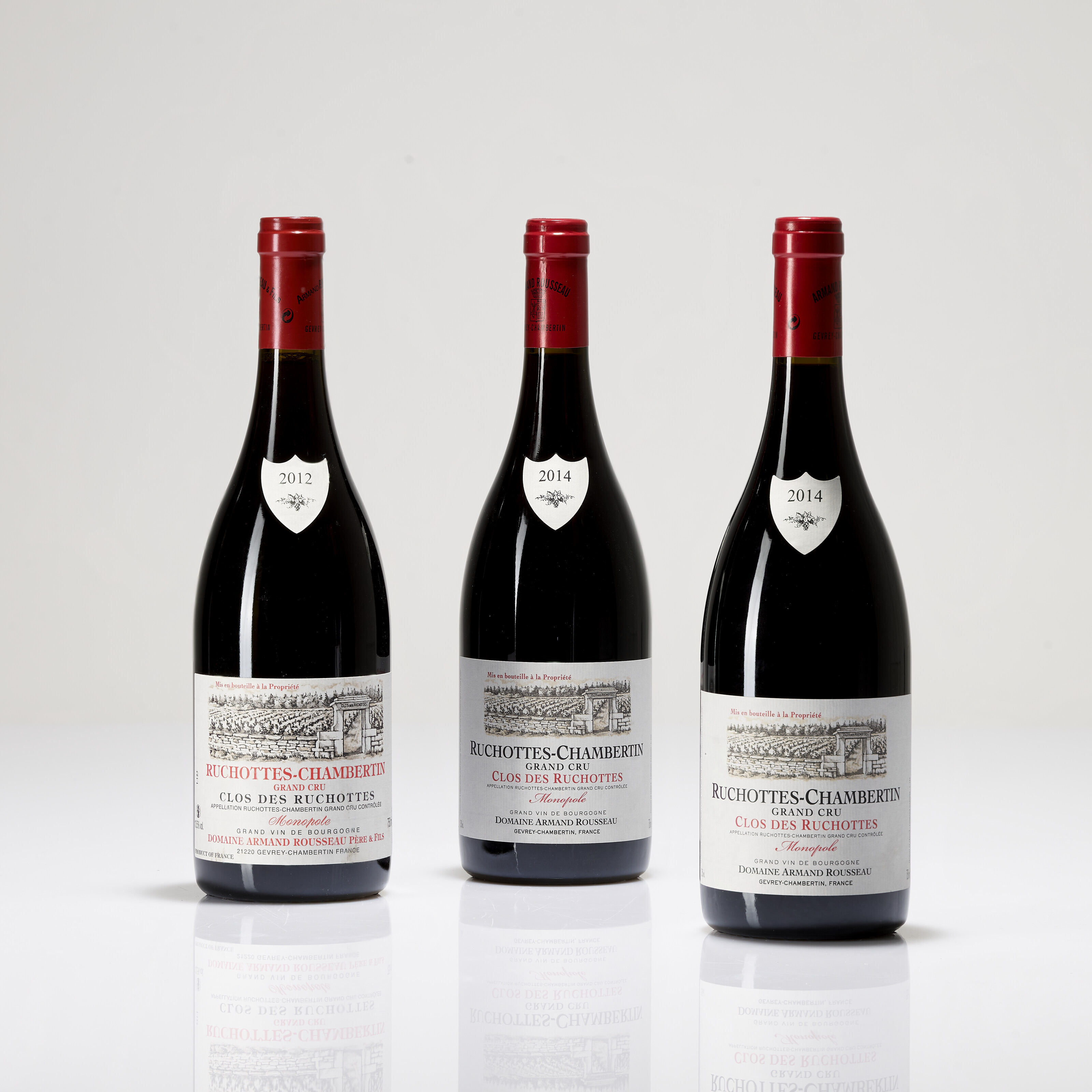 Mixed Domaine Armand Rousseau, Ruchottes-Chambertin Clos des Ruchottes ...