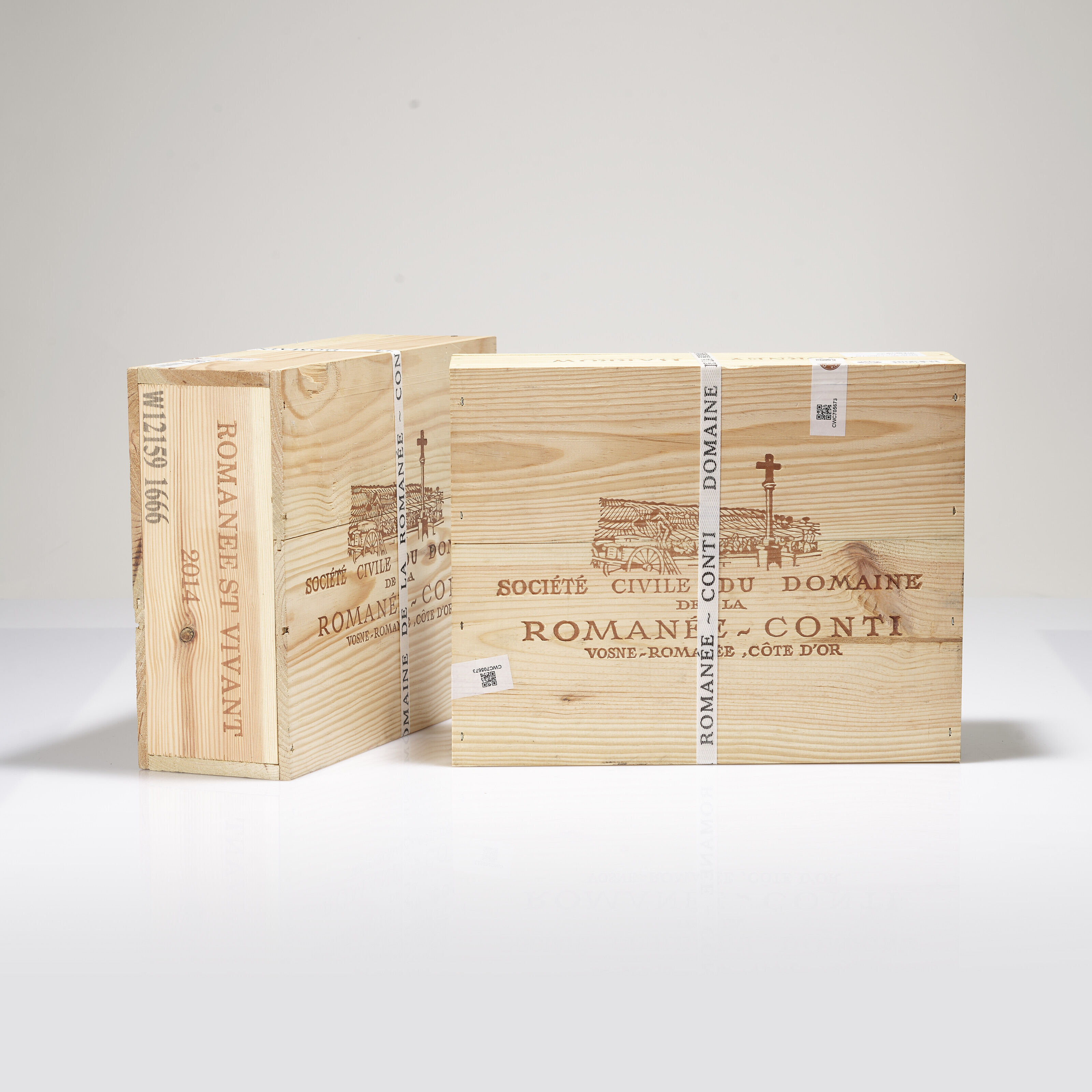 Domaine de la Romanée-Conti, Romanée-Saint-Vivant 2014, In banded ...