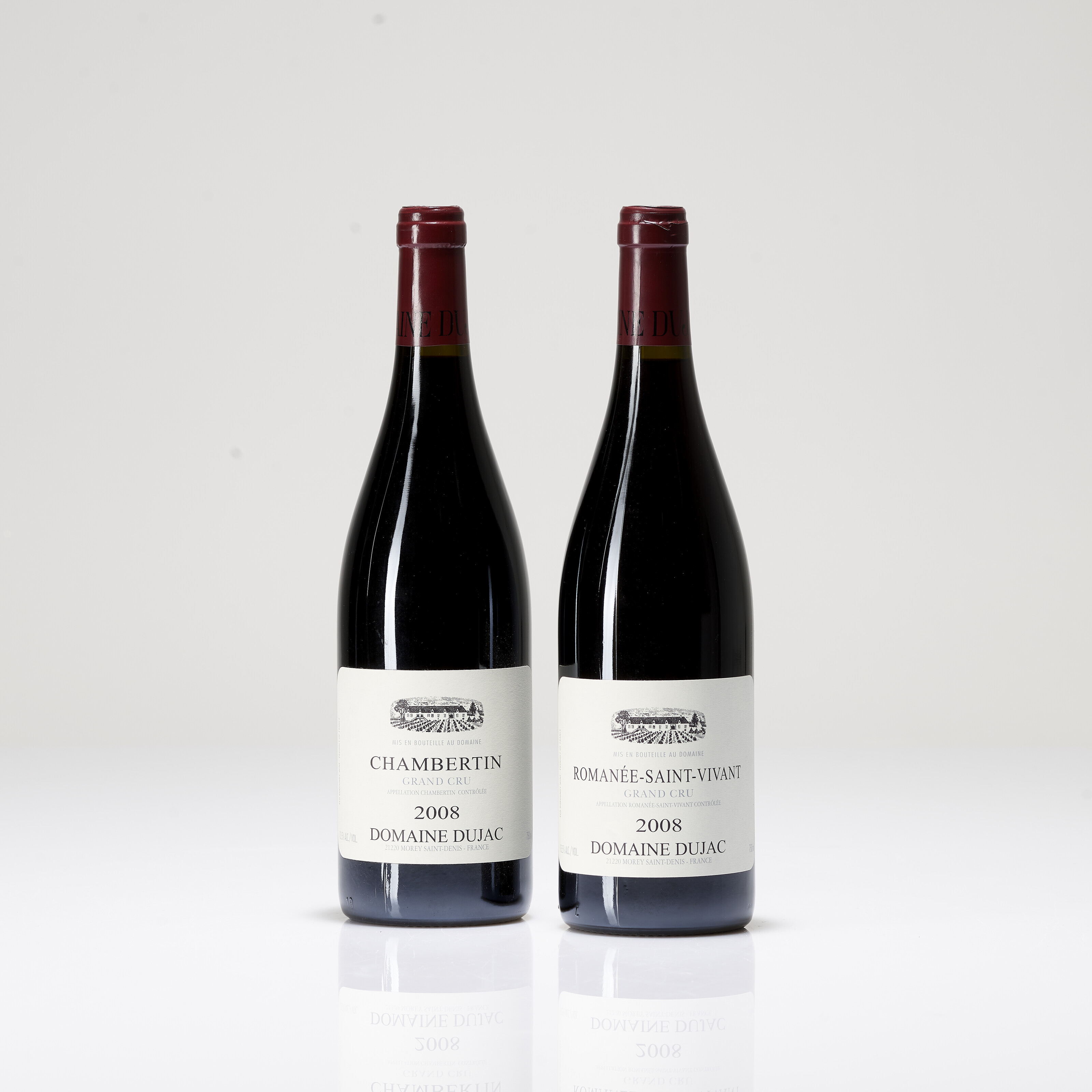 Mixed Domaine Dujac Grand Cru 2008, Chambertin (1)Romanée St. Vivant US ...