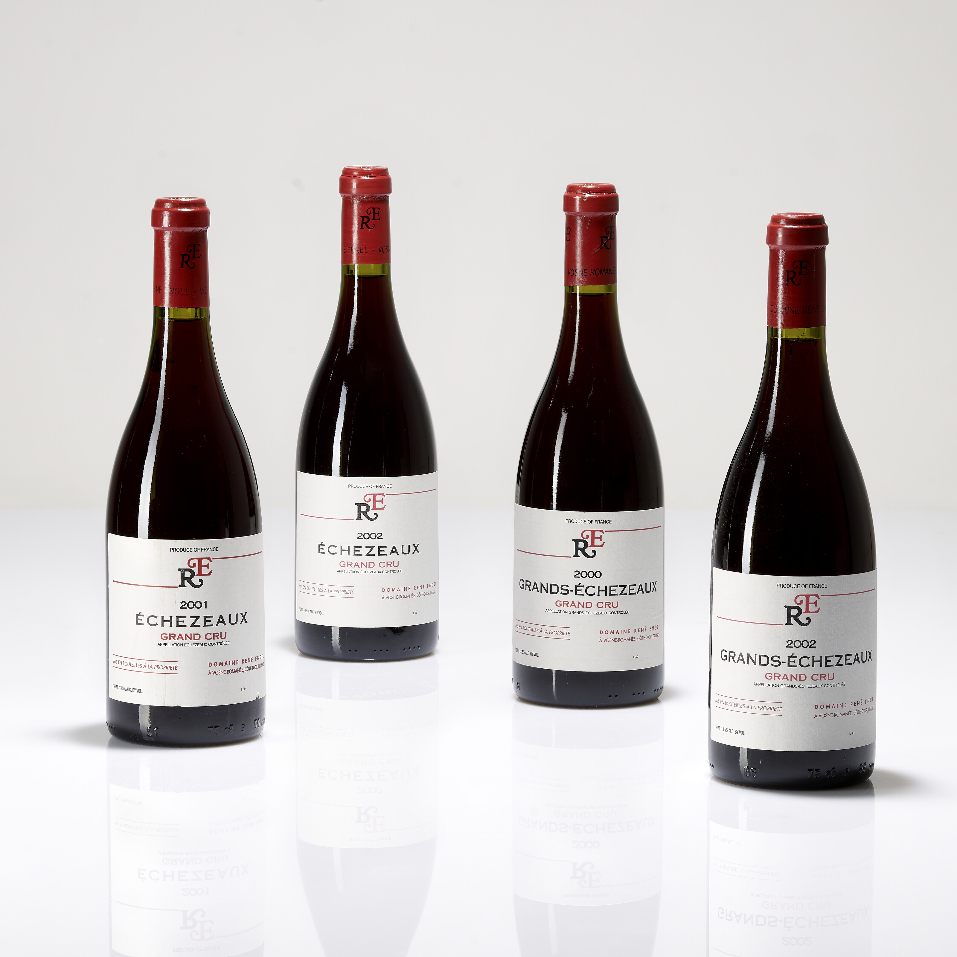 Mixed Domaine René Engel, Grands-Echezeaux, 2000One stained label (2 ...