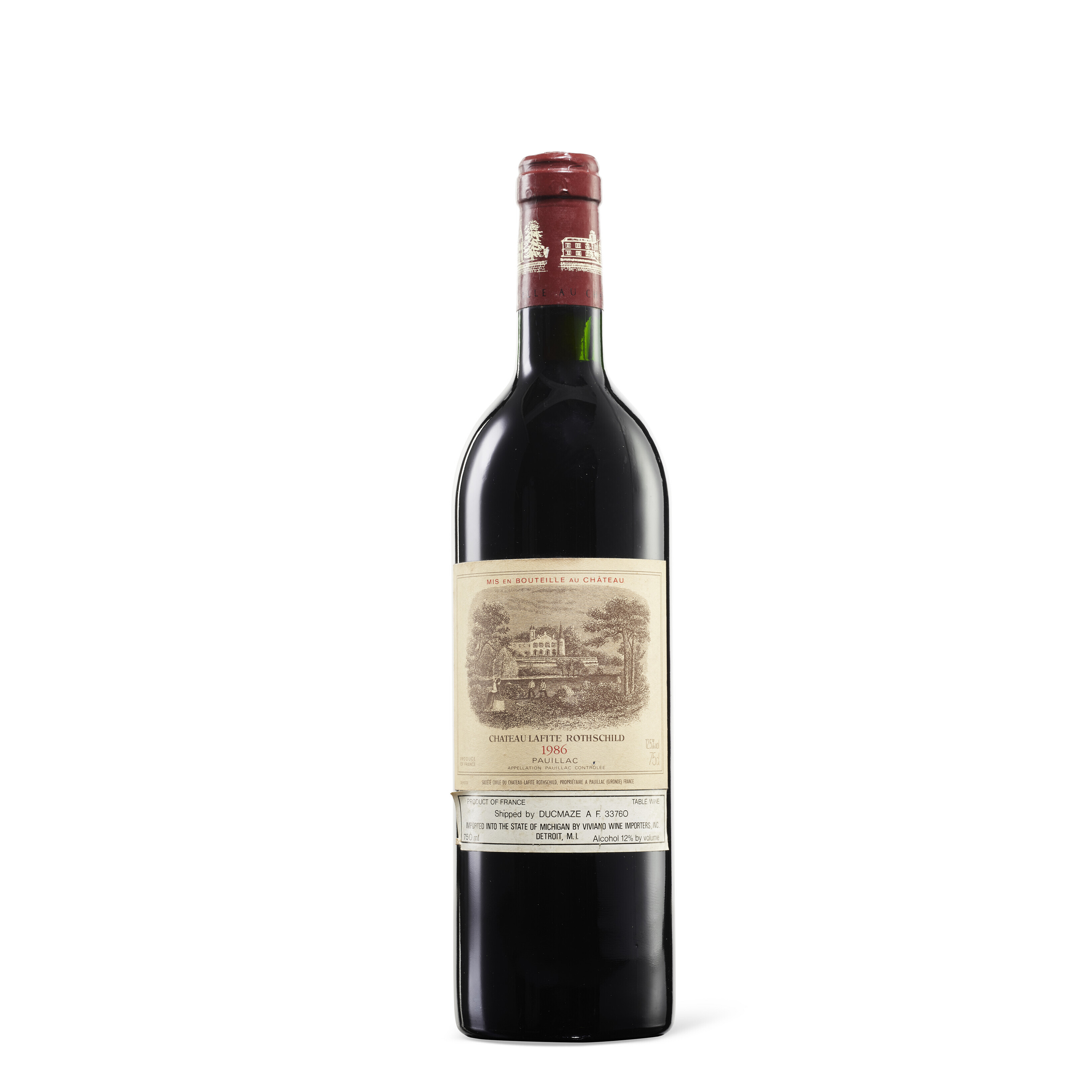 Château Lafite-Rothschild 1986, Pauillac, 1er cru classéSlightly bin ...