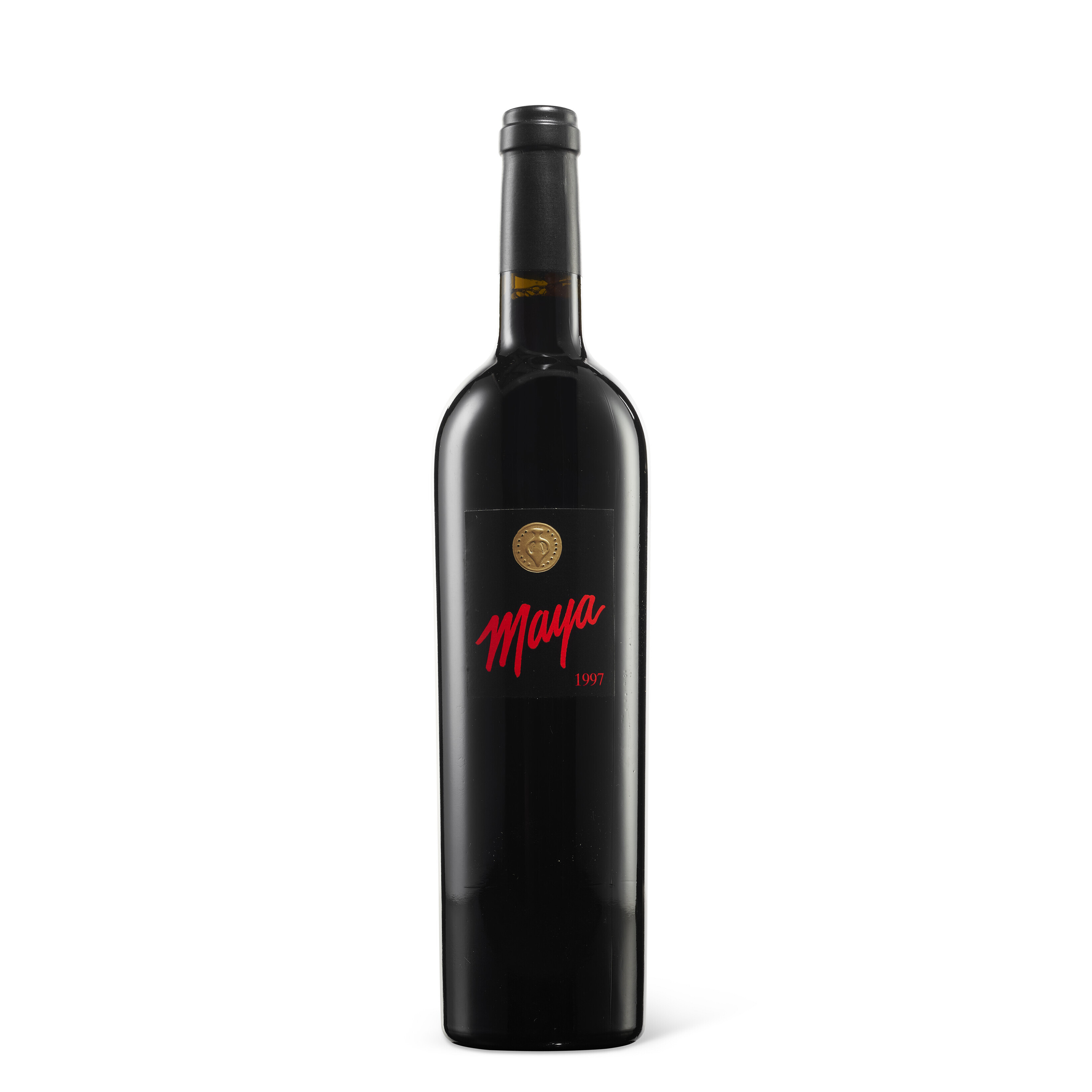 Maya 1997, Napa Valley. Dalla ValleOne slightly scuffed labelLevels base of neck or better ...