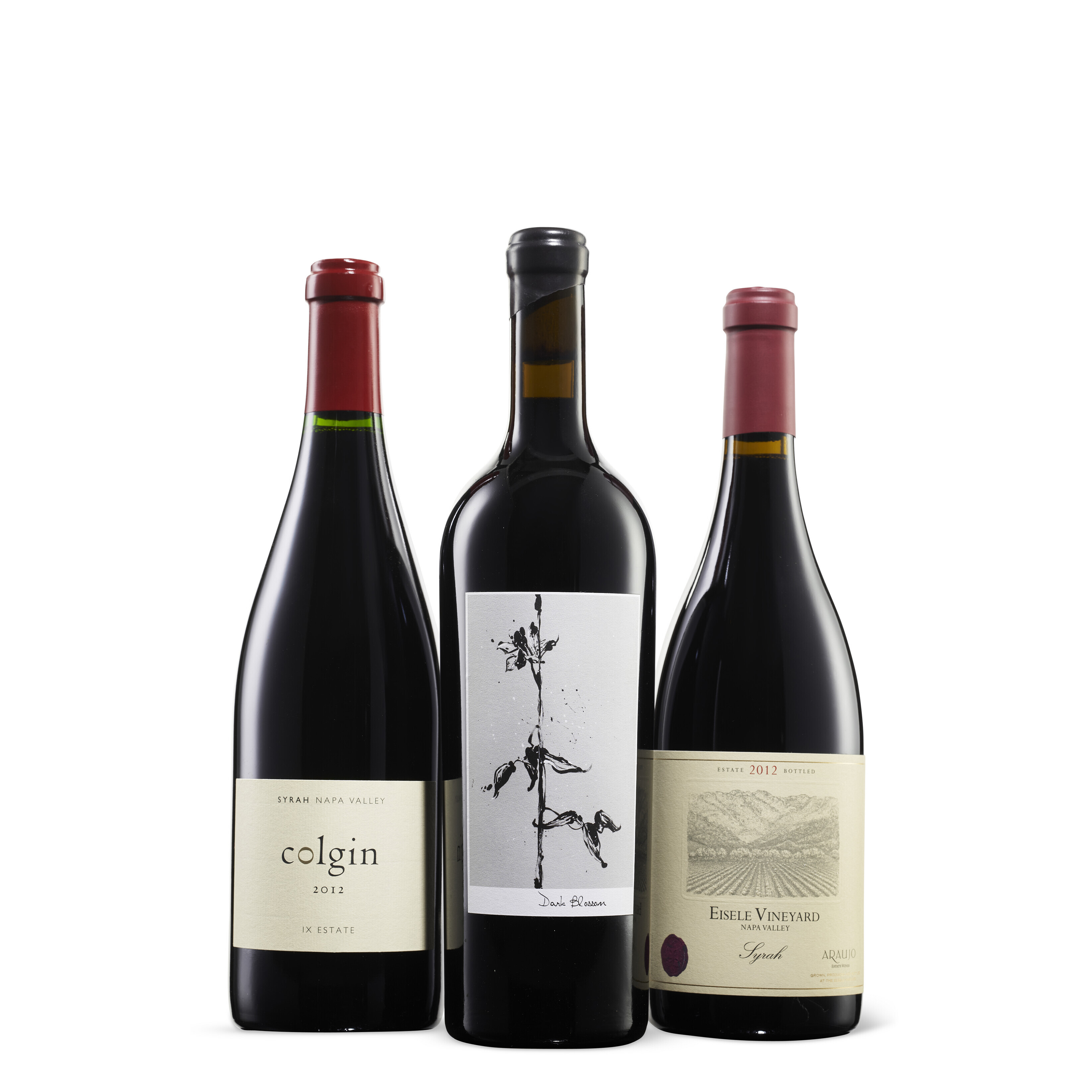 Mixed California Syrah, Sine Qua Non, Dark Blossom Syrah 2011 (1)Colgin ...