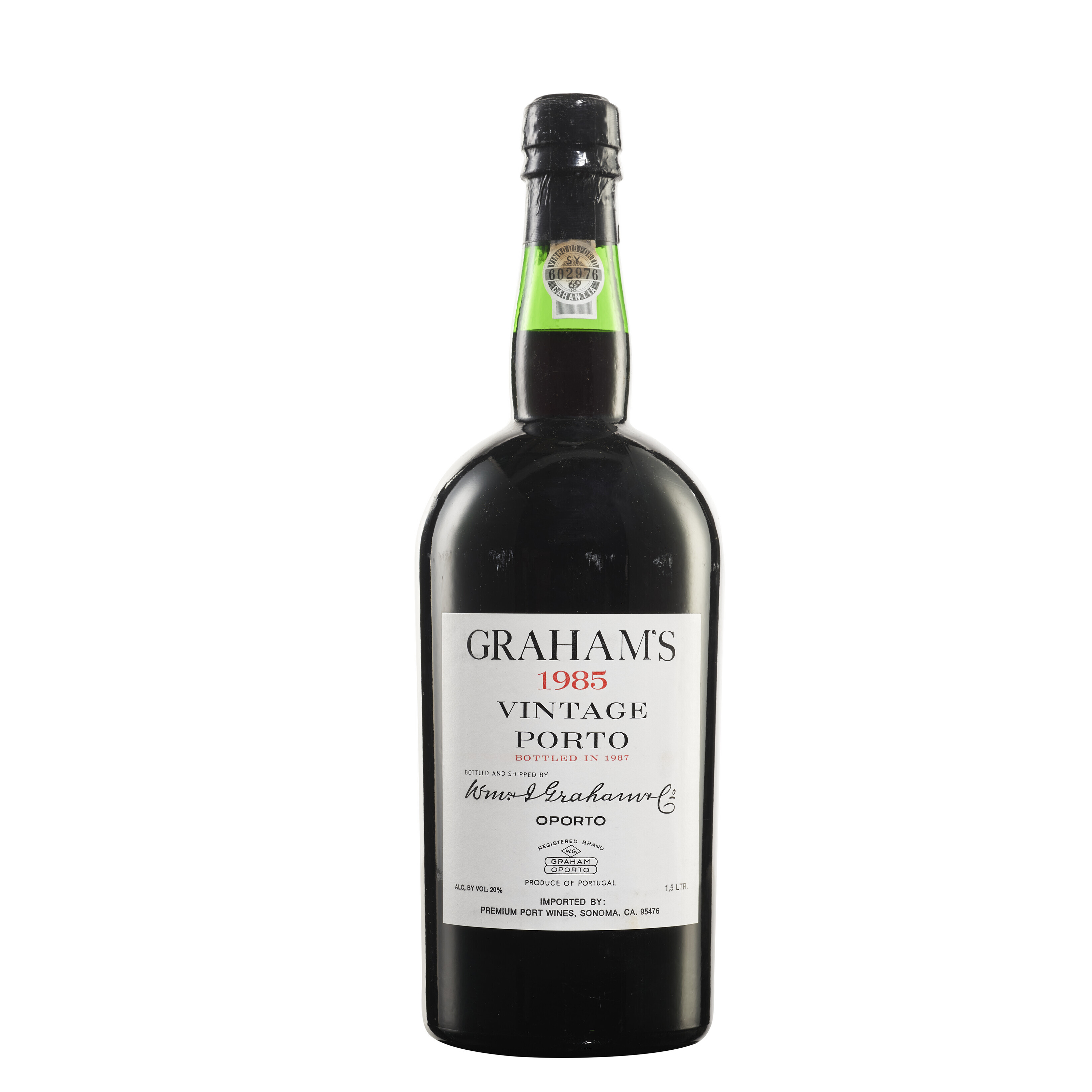 Grahams 1985, Good appearance, signs of seepageLevels base of neck or ...
